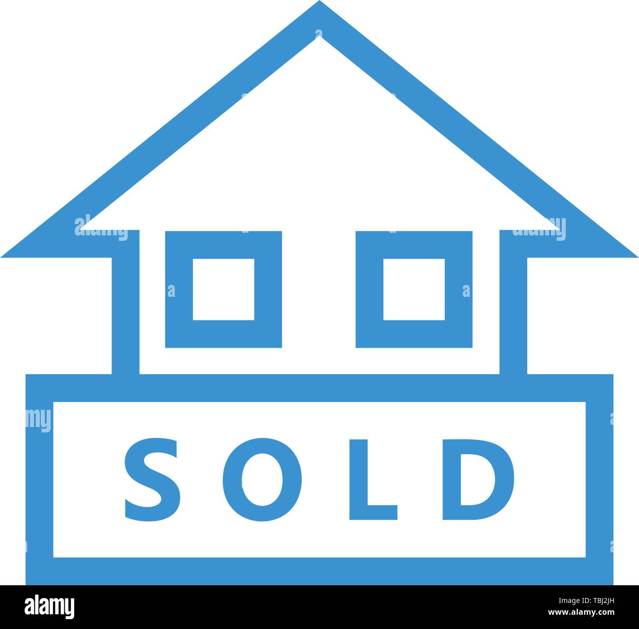 House sold icon - vector Stock Vector Image & Art - Alamy
