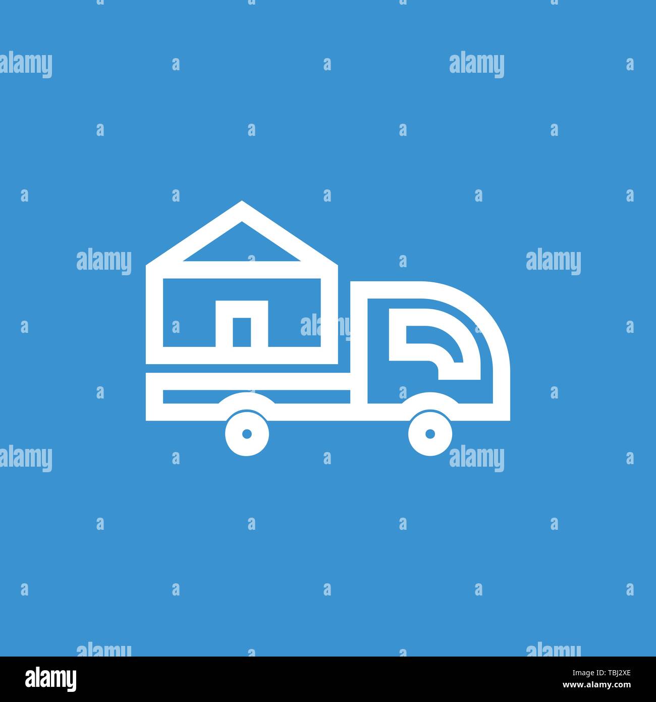 House shifting sign - Moving to a new place concept Stock Vector Image ...