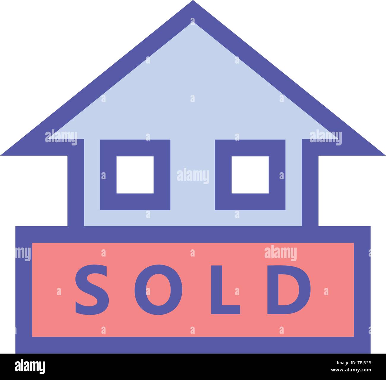 House sold icon - vector Stock Vector Image & Art - Alamy