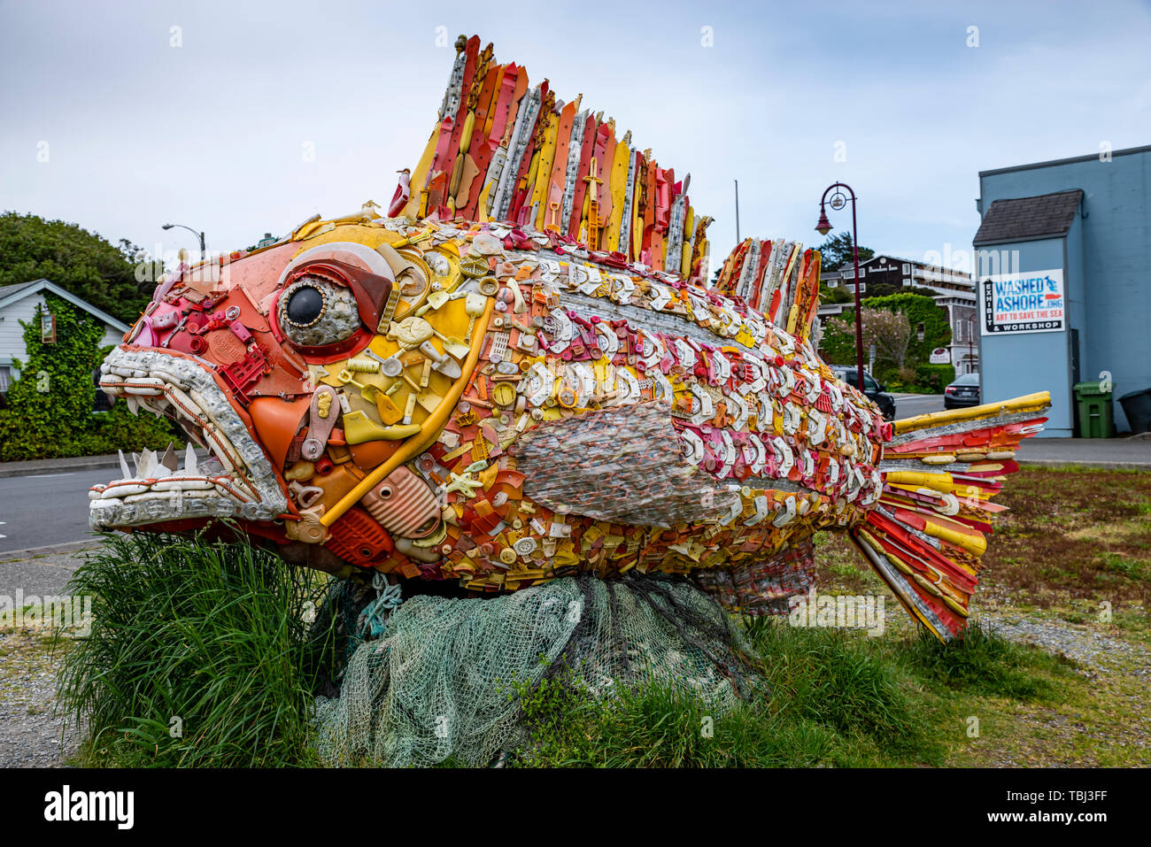 Fish plastic garbage hi-res stock photography and images - Alamy