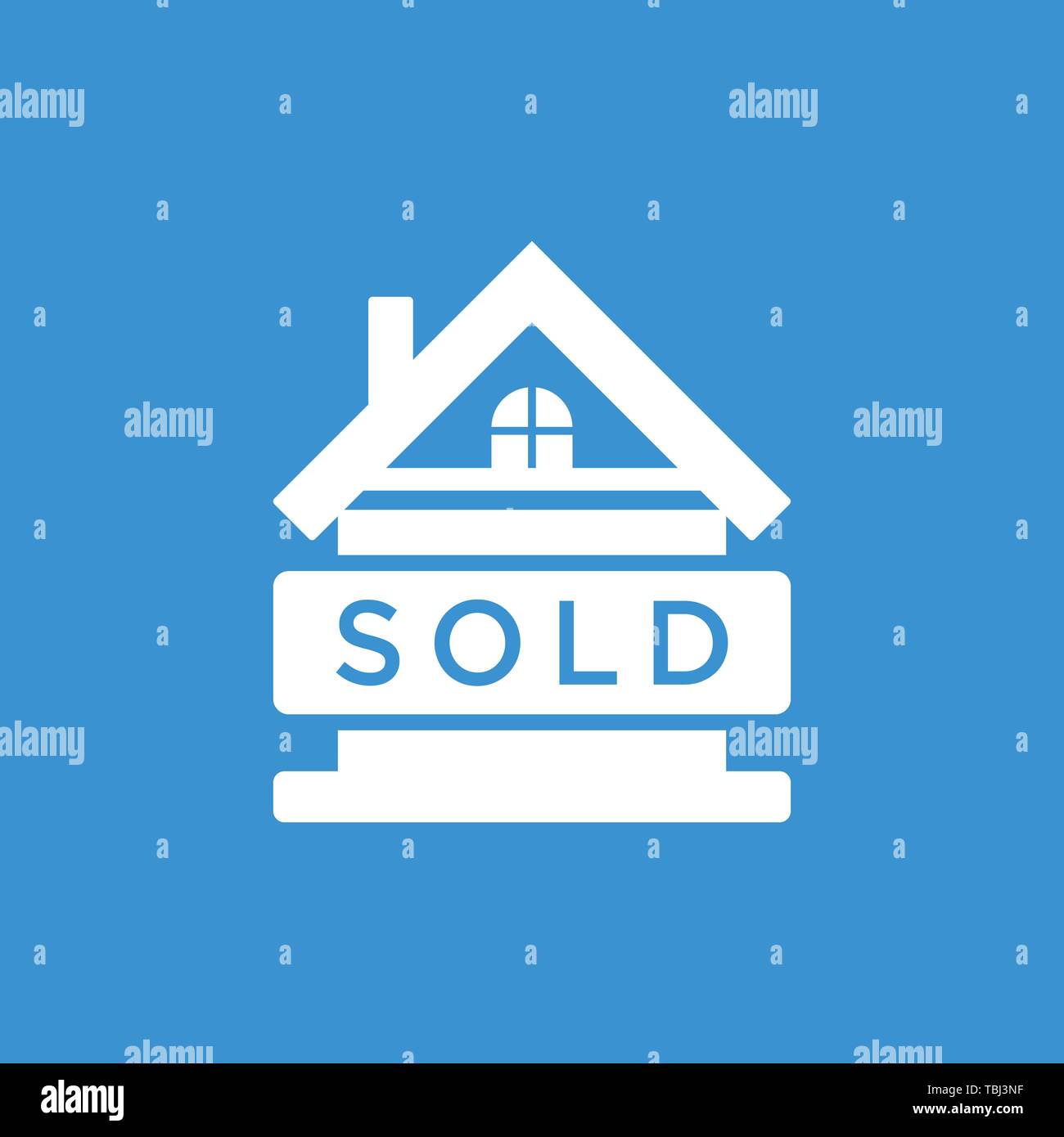 Townhouse for sale sign Stock Vector Images - Alamy