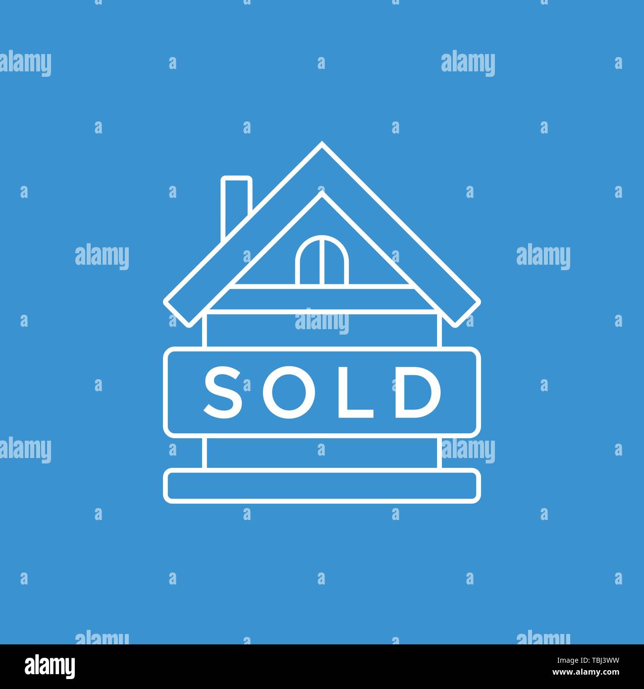 The townhouse sign Stock Vector Images - Alamy