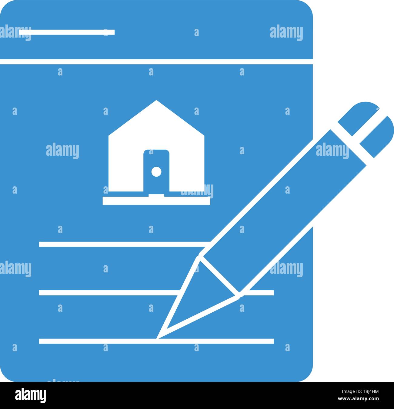 Contract paper Stock Vector Images - Alamy