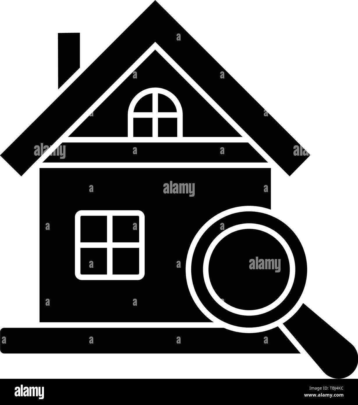 Finding housing illustration Stock Vector Images - Alamy