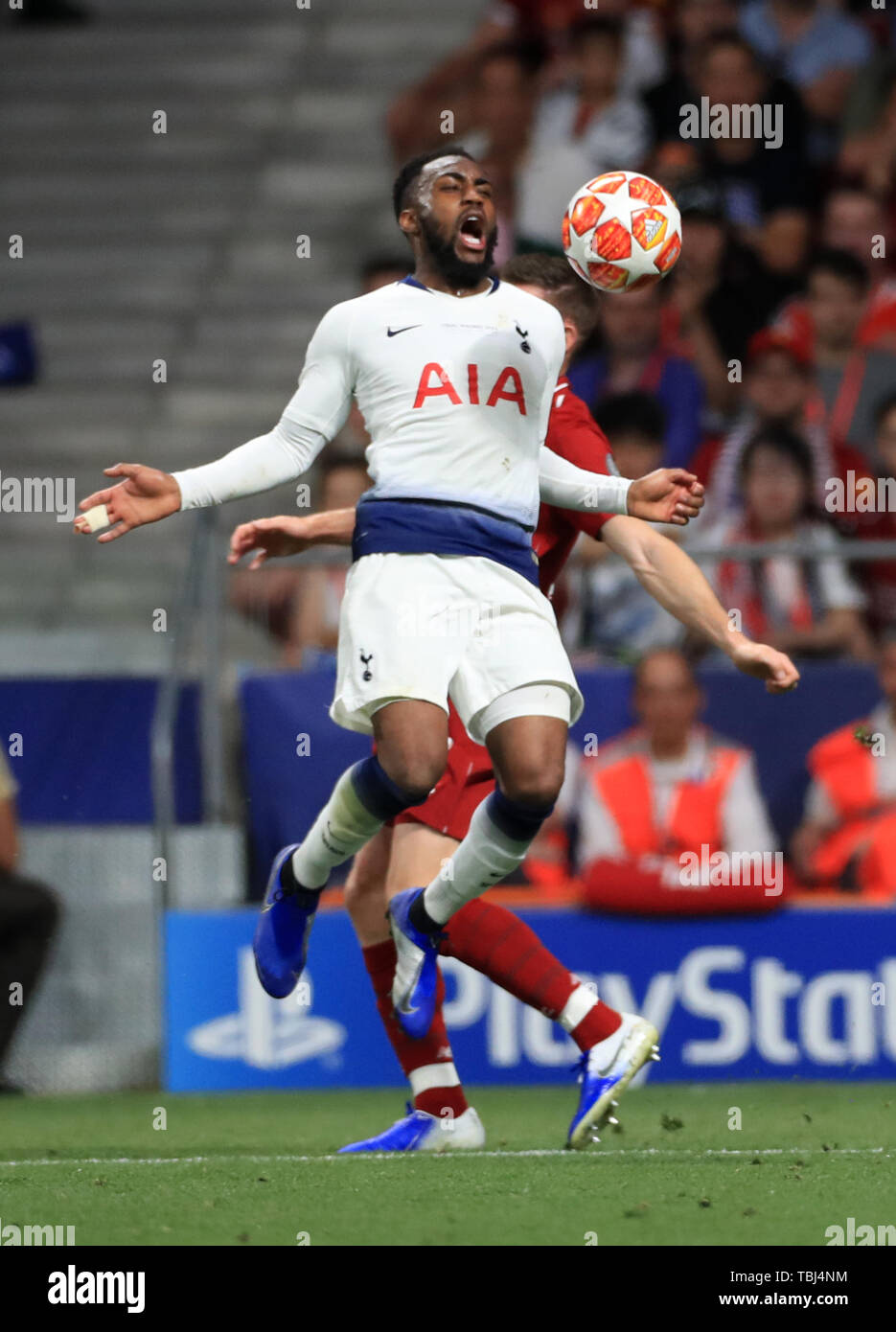 Liverpool's James Milner fouls Tottenham Hotspur's Danny Rose during ...
