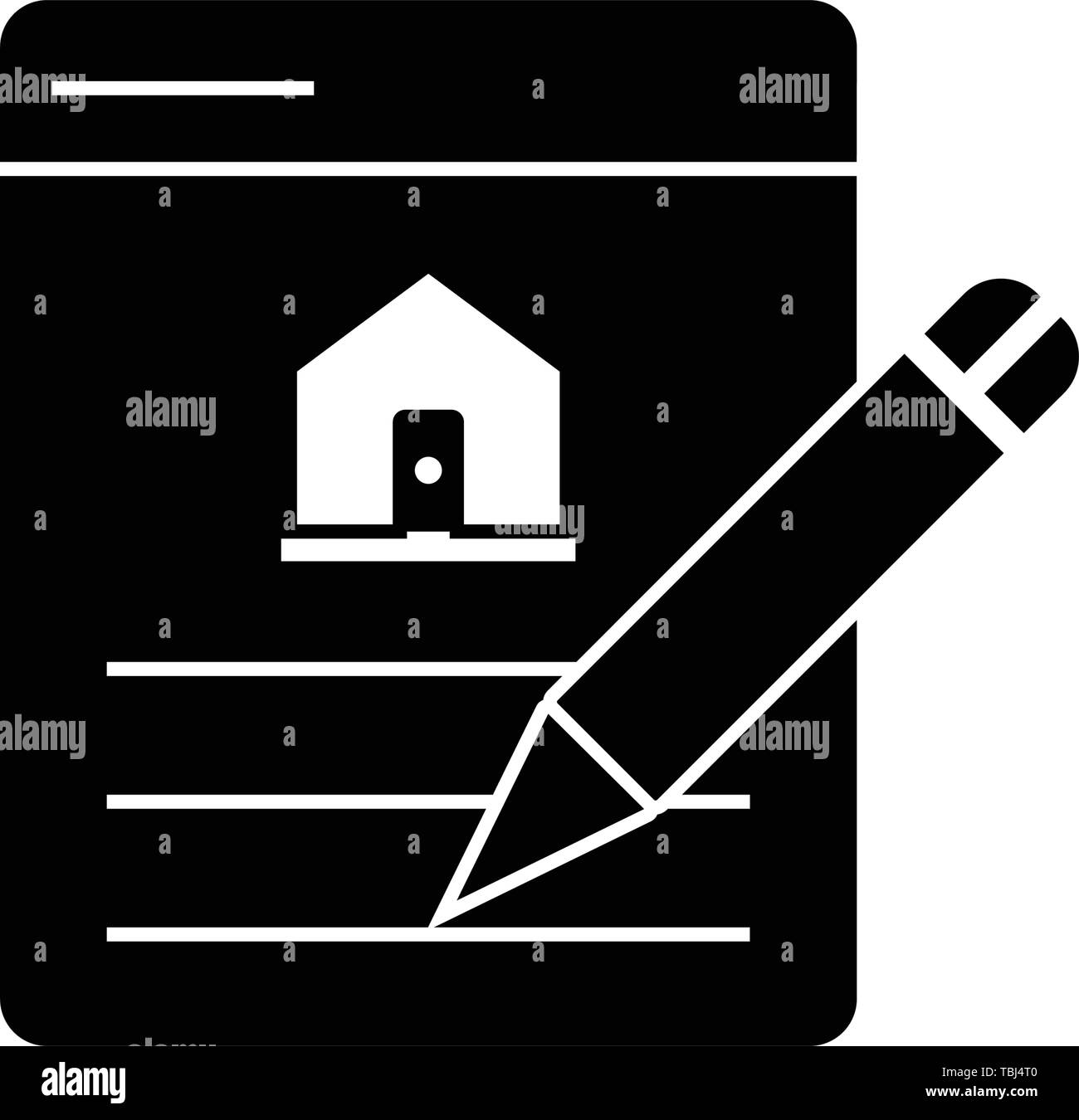 Contract outline Black and White Stock Photos & Images - Alamy