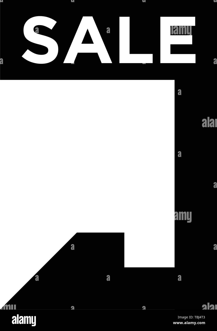 Sale sign - Label sale sign icon vector Stock Vector Image & Art - Alamy