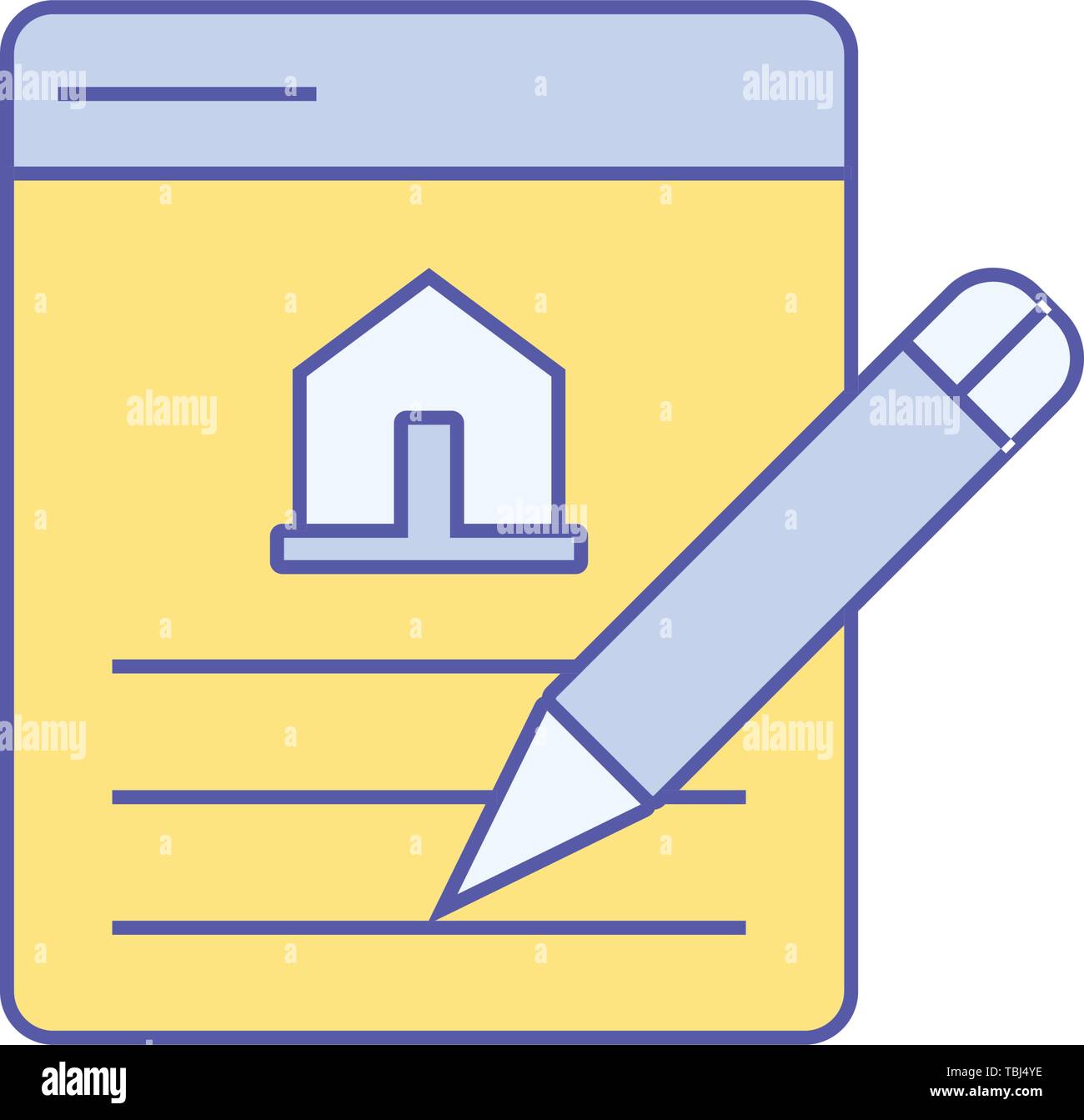 House documents Stock Vector Images - Alamy