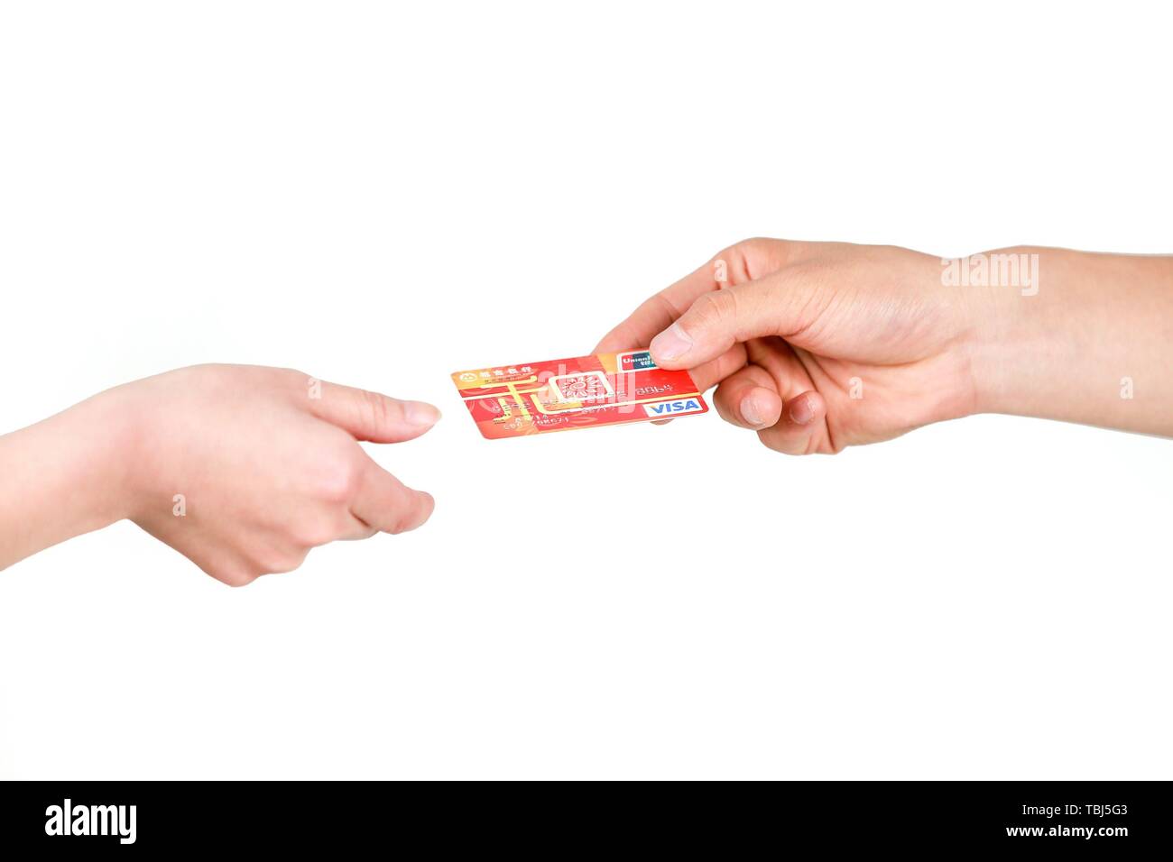 Two people financial management bank deposit Stock Photo - Alamy