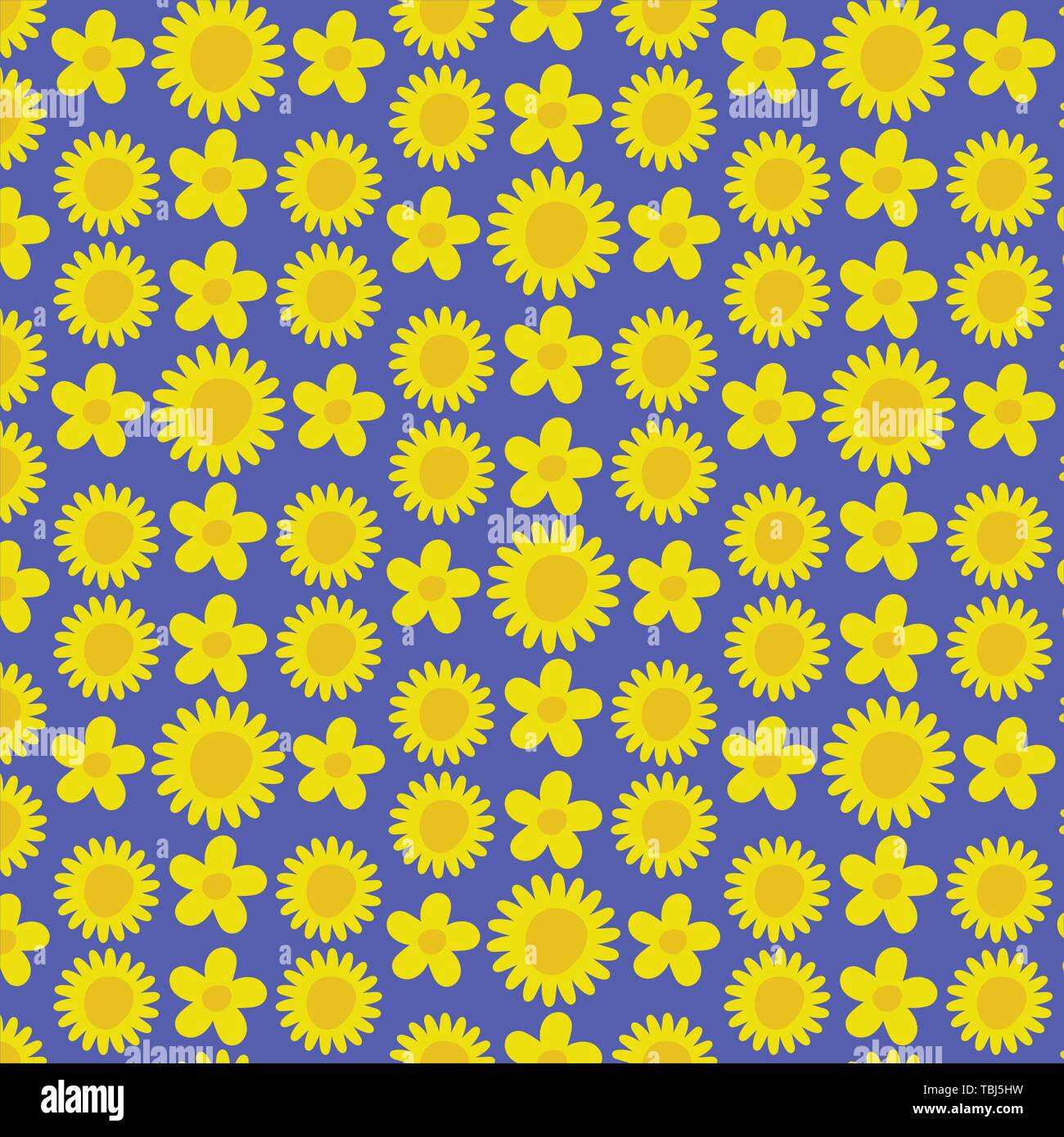 Flower pattern design - vector Stock Vector Image & Art - Alamy