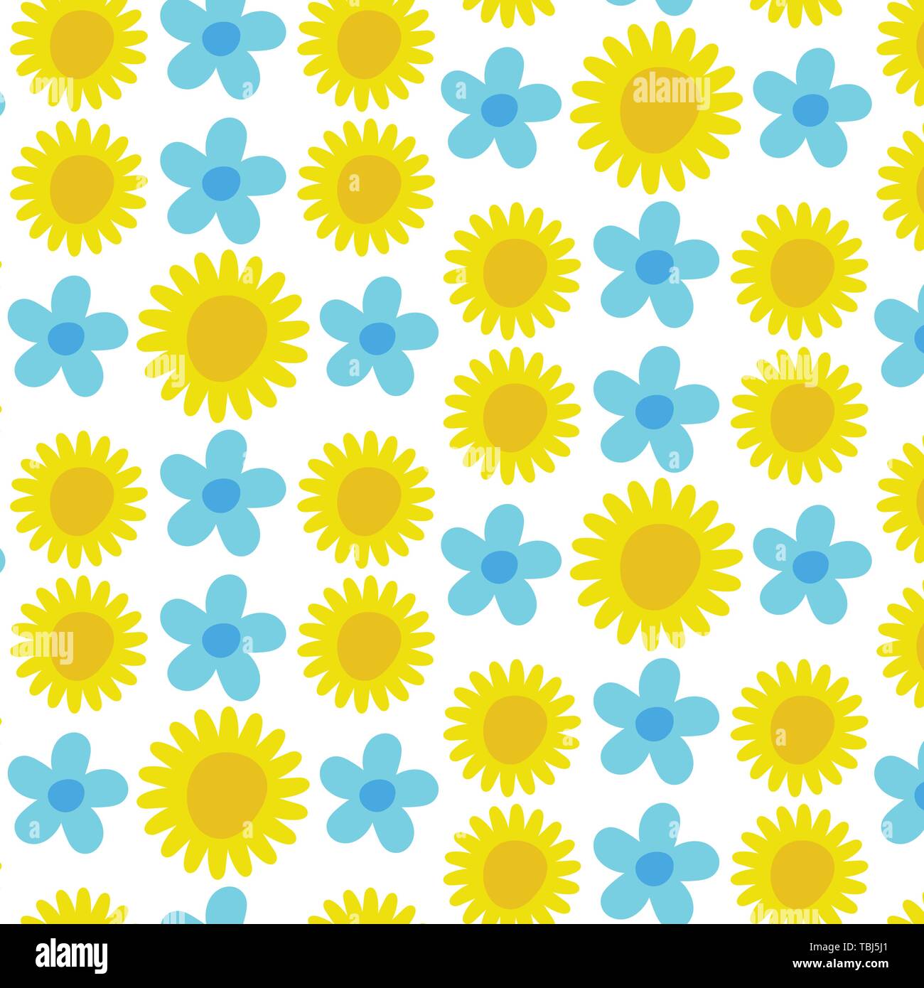 Flower pattern design - vector Stock Vector Image & Art - Alamy