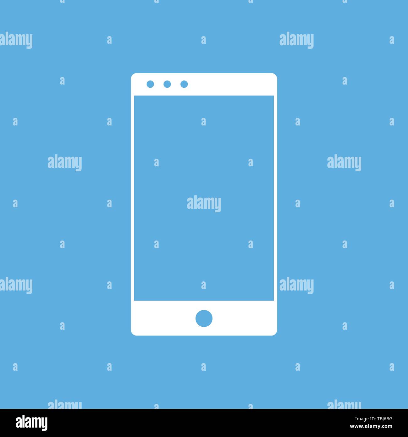 Mobile icon - Smartphone sign vector Stock Vector Image & Art - Alamy