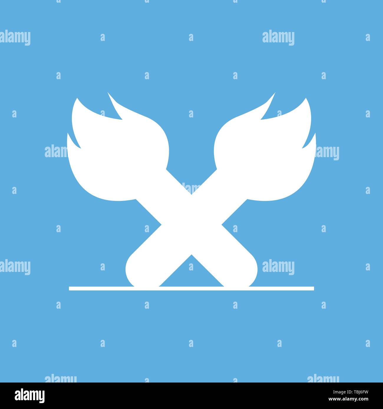 Fire icon vector vectors Stock Vector Images - Alamy
