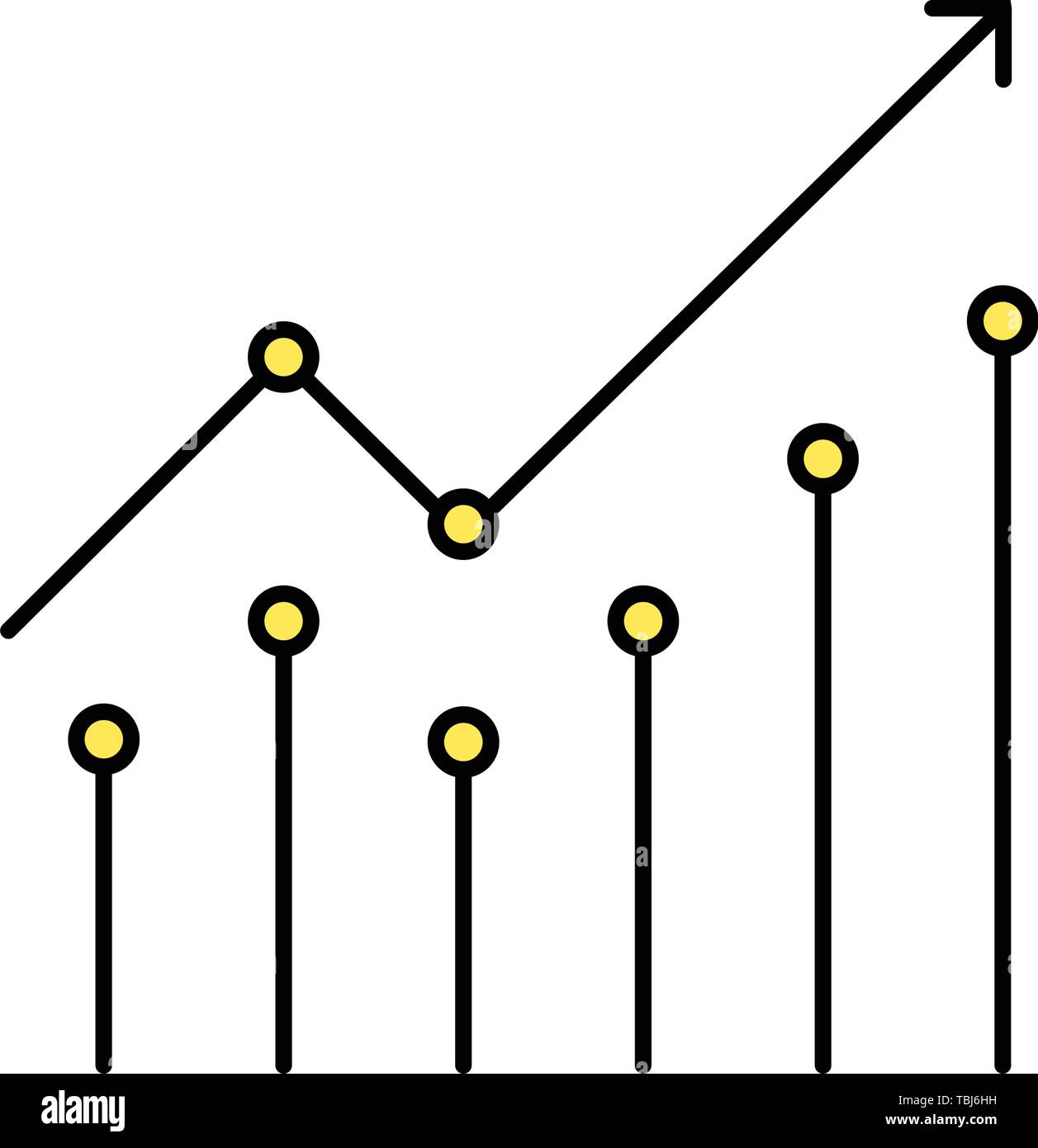 Business analysis sign icon - vector Stock Vector Image & Art - Alamy
