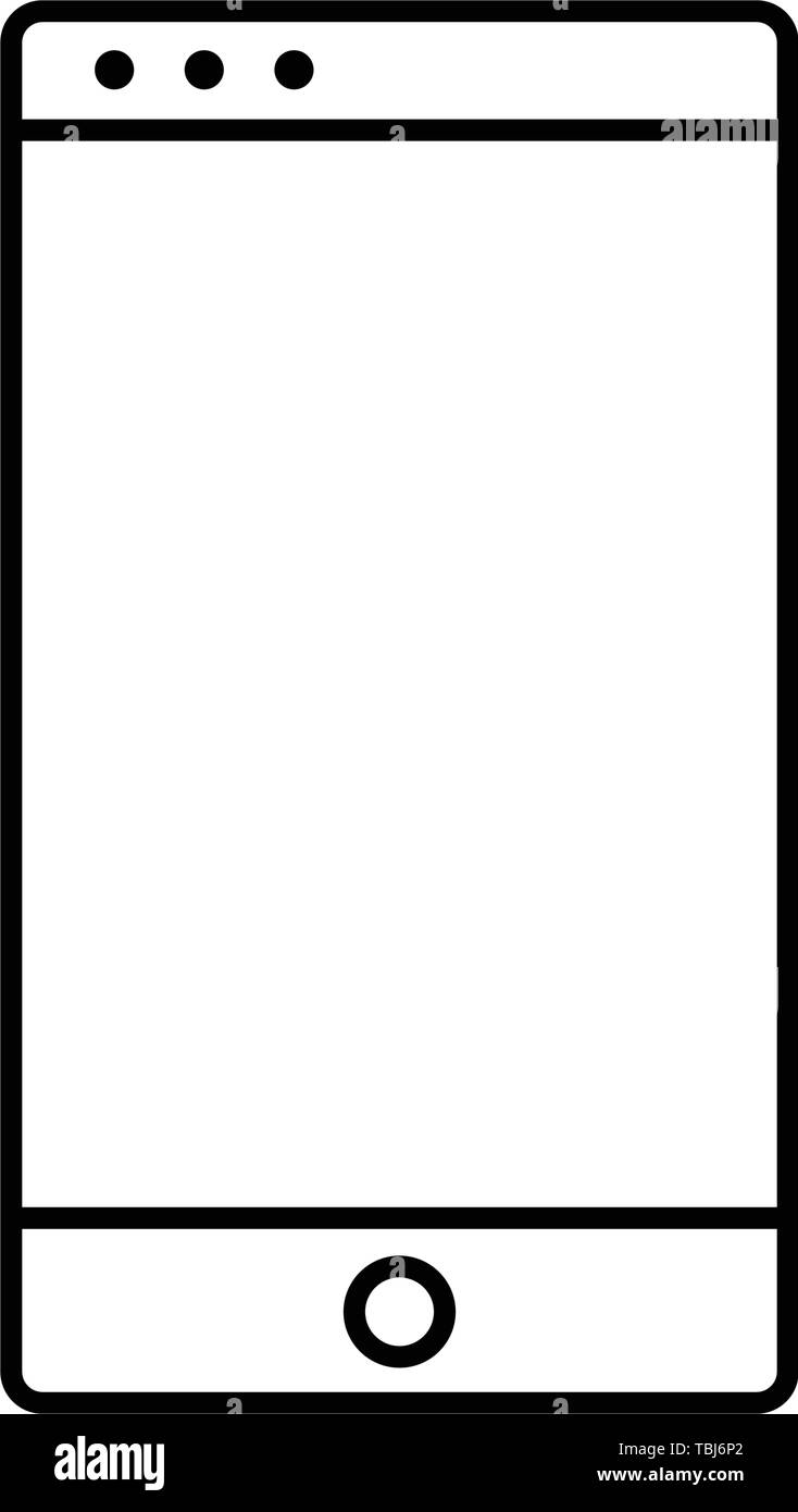 Email service line vector Black and White Stock Photos & Images - Alamy