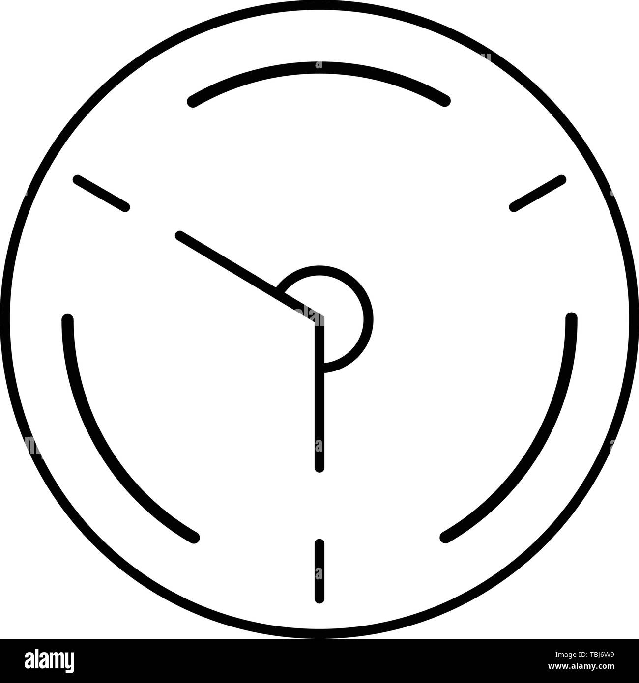 Clock icon - Watch sign vector Stock Vector Image & Art - Alamy