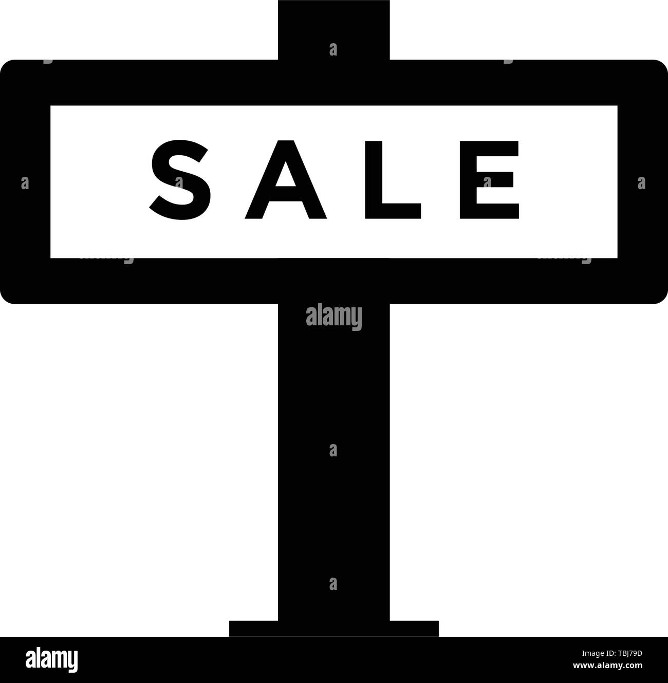 Sale sign billboard icon - vector Stock Vector Image & Art - Alamy