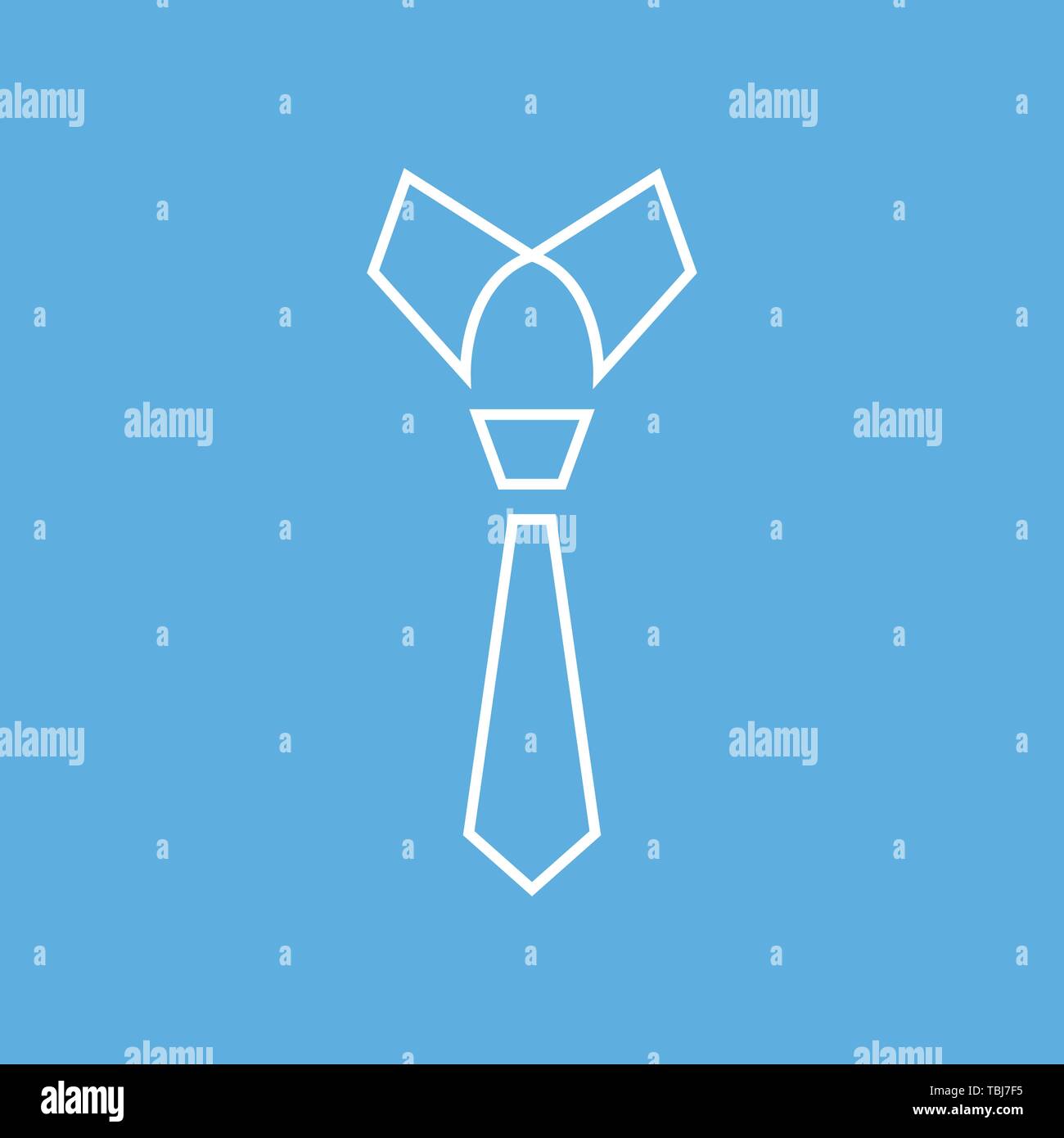 Tie icon - necktie sign vector Stock Vector Image & Art - Alamy