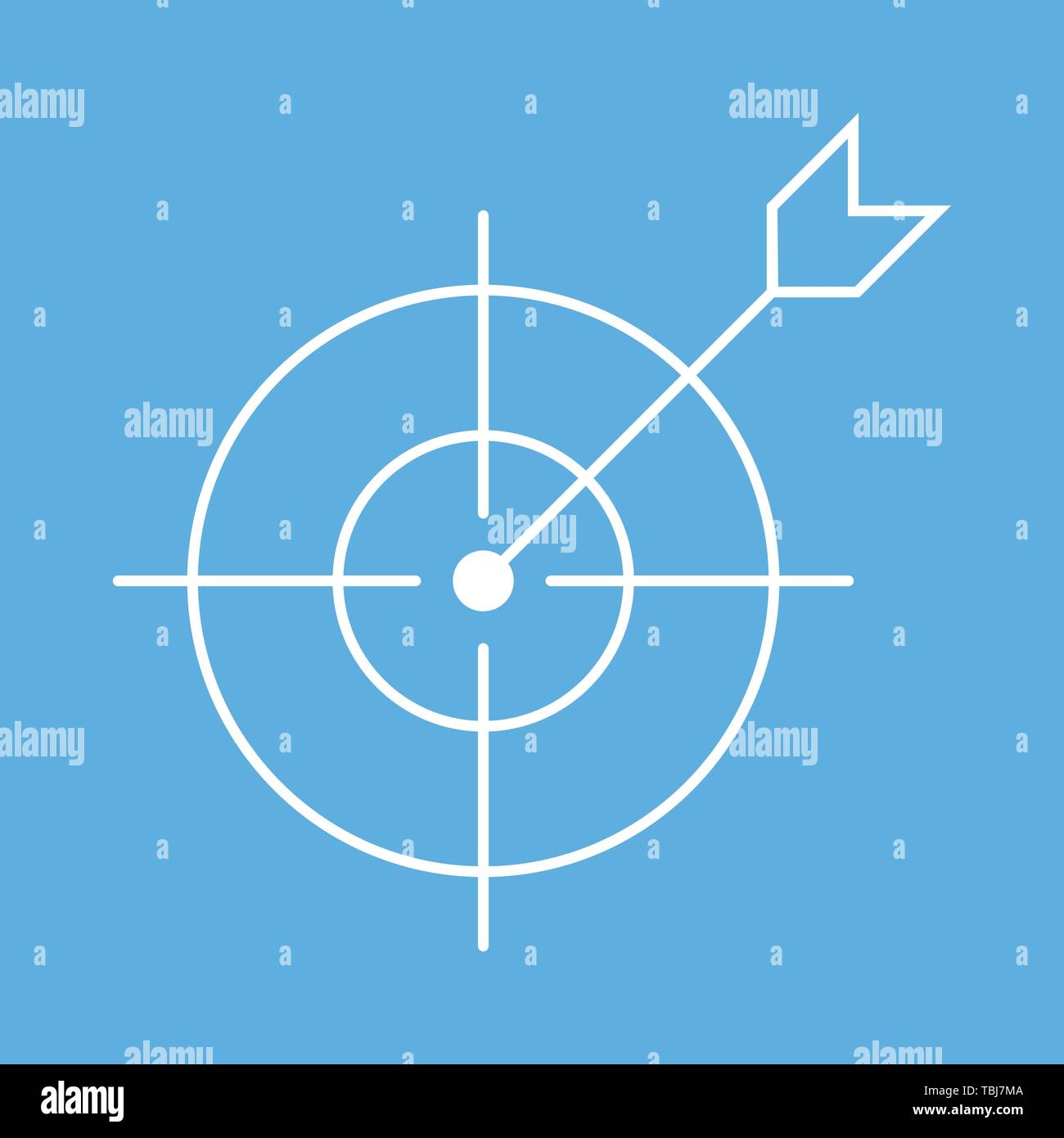 Successful shoot - Darts target aim icon - vector Stock Vector Image ... Successful shoot - Darts target aim icon - vector Stock Vector Image ...