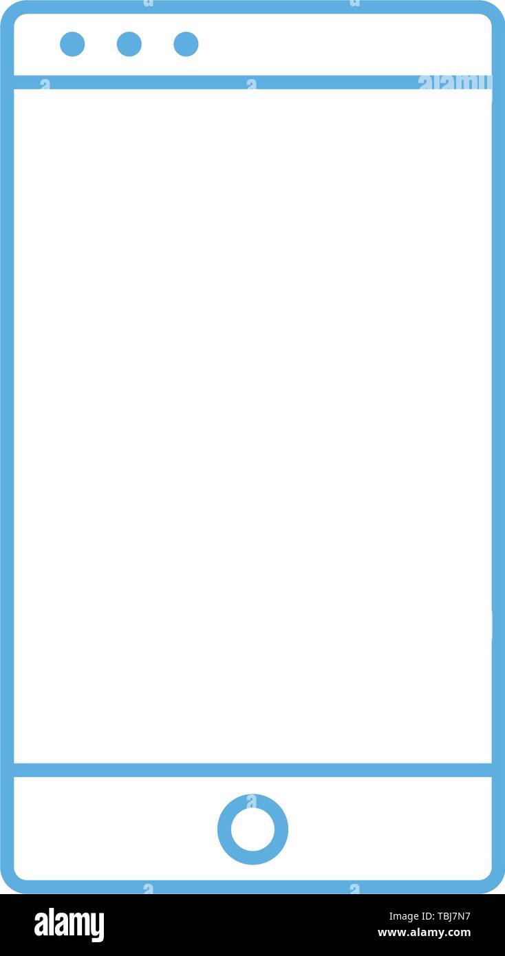 Mobile icon - Smartphone sign vector Stock Vector Image & Art - Alamy