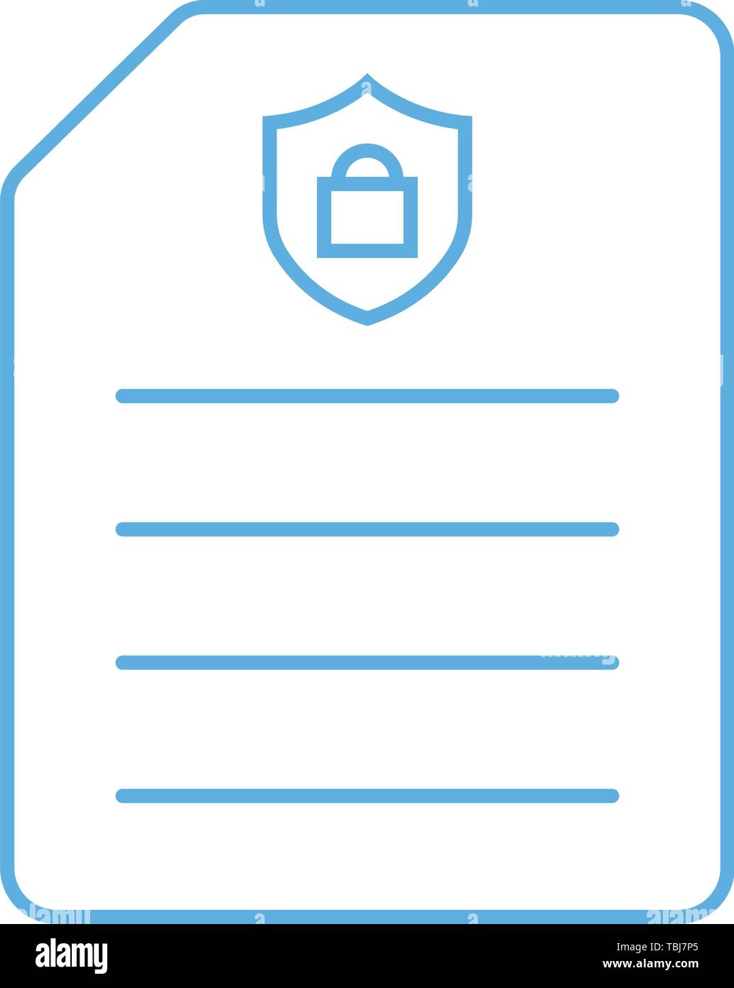 Office secure document file icon Stock Vector Image & Art - Alamy