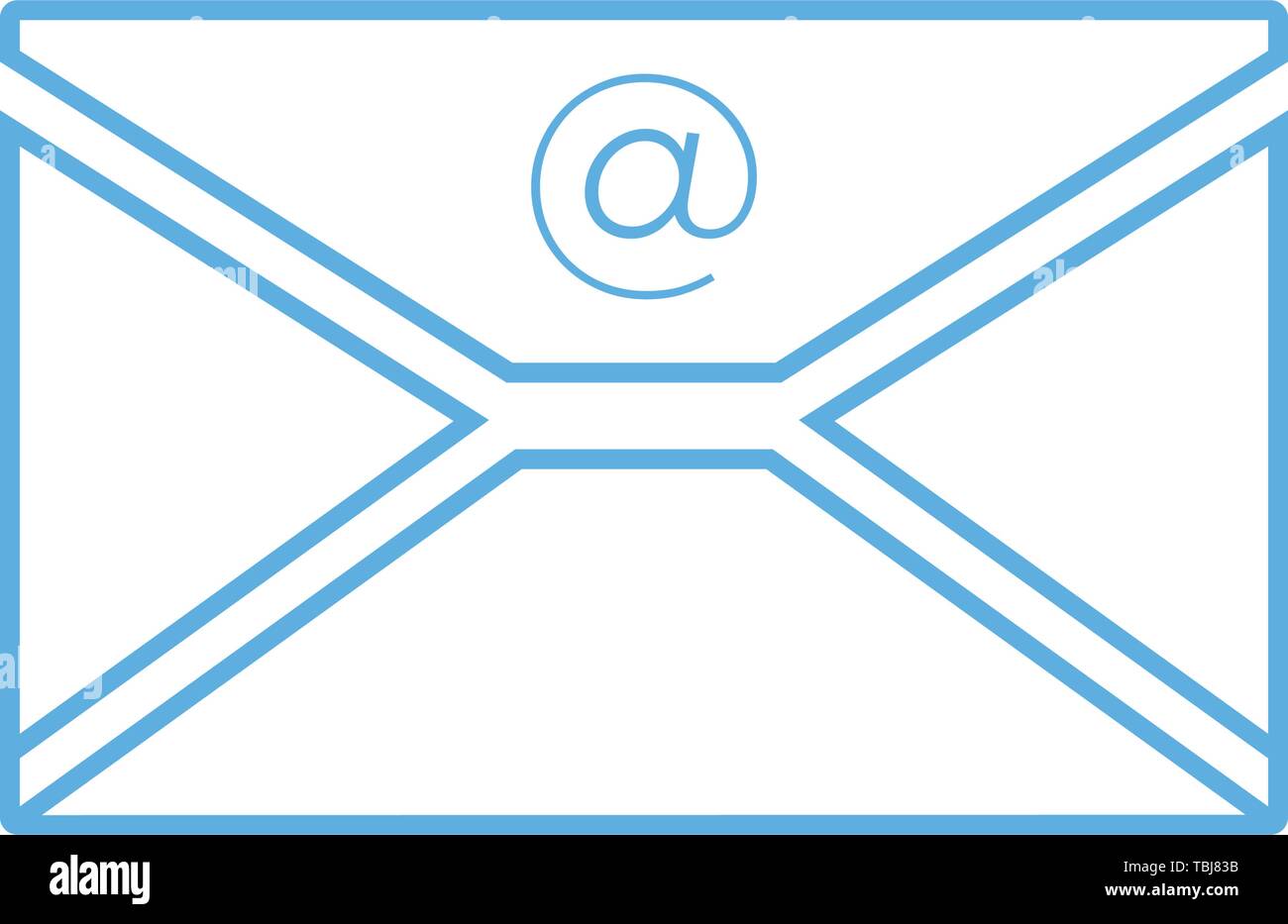 Envelop sign icon - vector Stock Vector Image & Art - Alamy