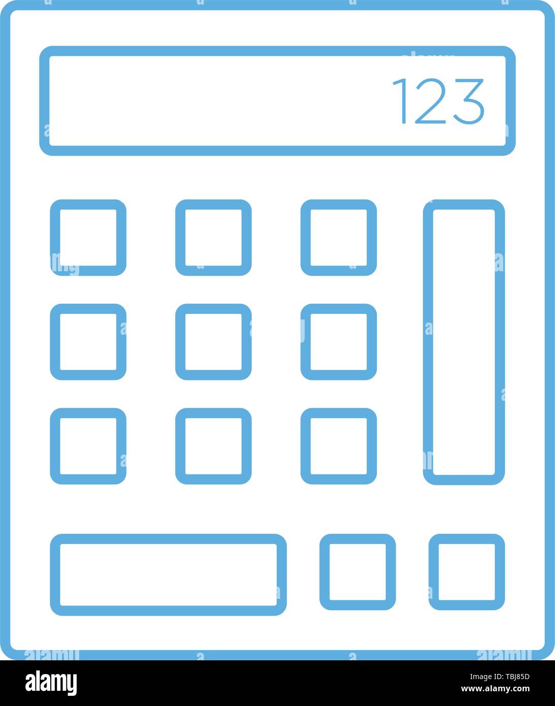 Calculator sign icon - vector Stock Vector Image & Art - Alamy