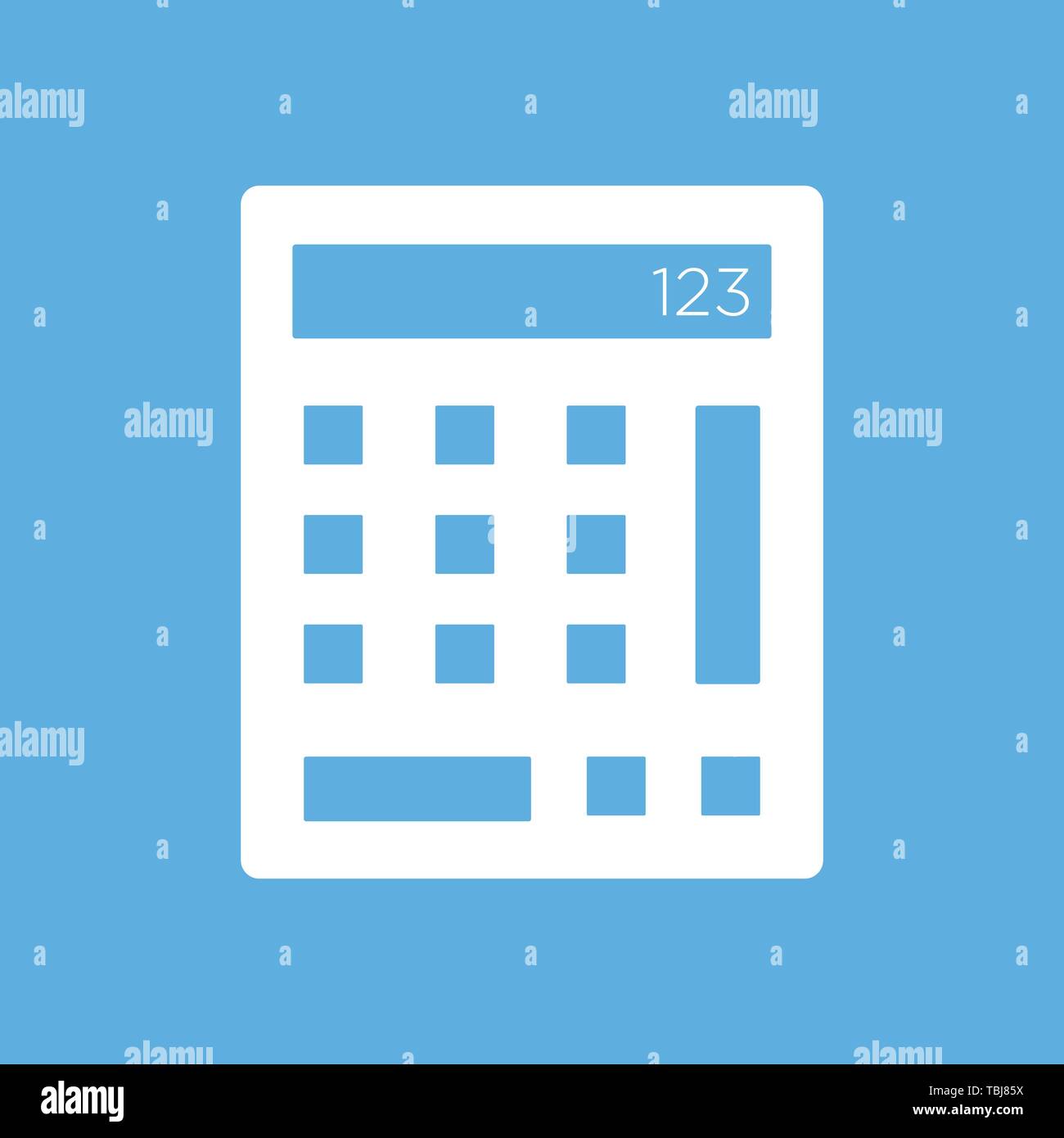Calculator sign icon - vector Stock Vector Image & Art - Alamy