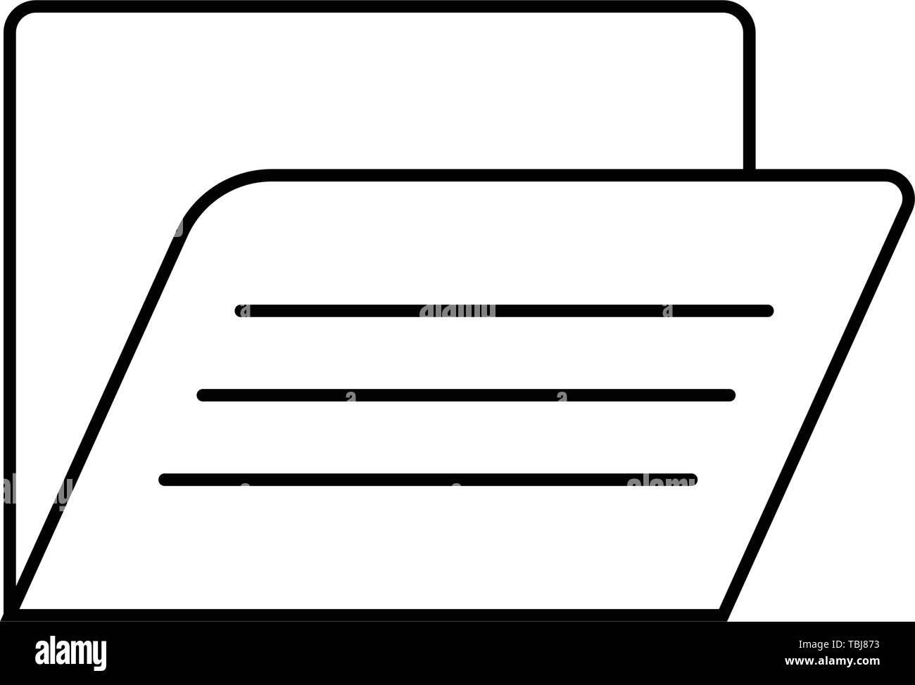 Document file icon - vector Stock Vector Image & Art - Alamy