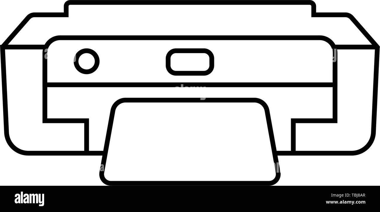 Printer sign icon - vector Stock Vector Image & Art - Alamy