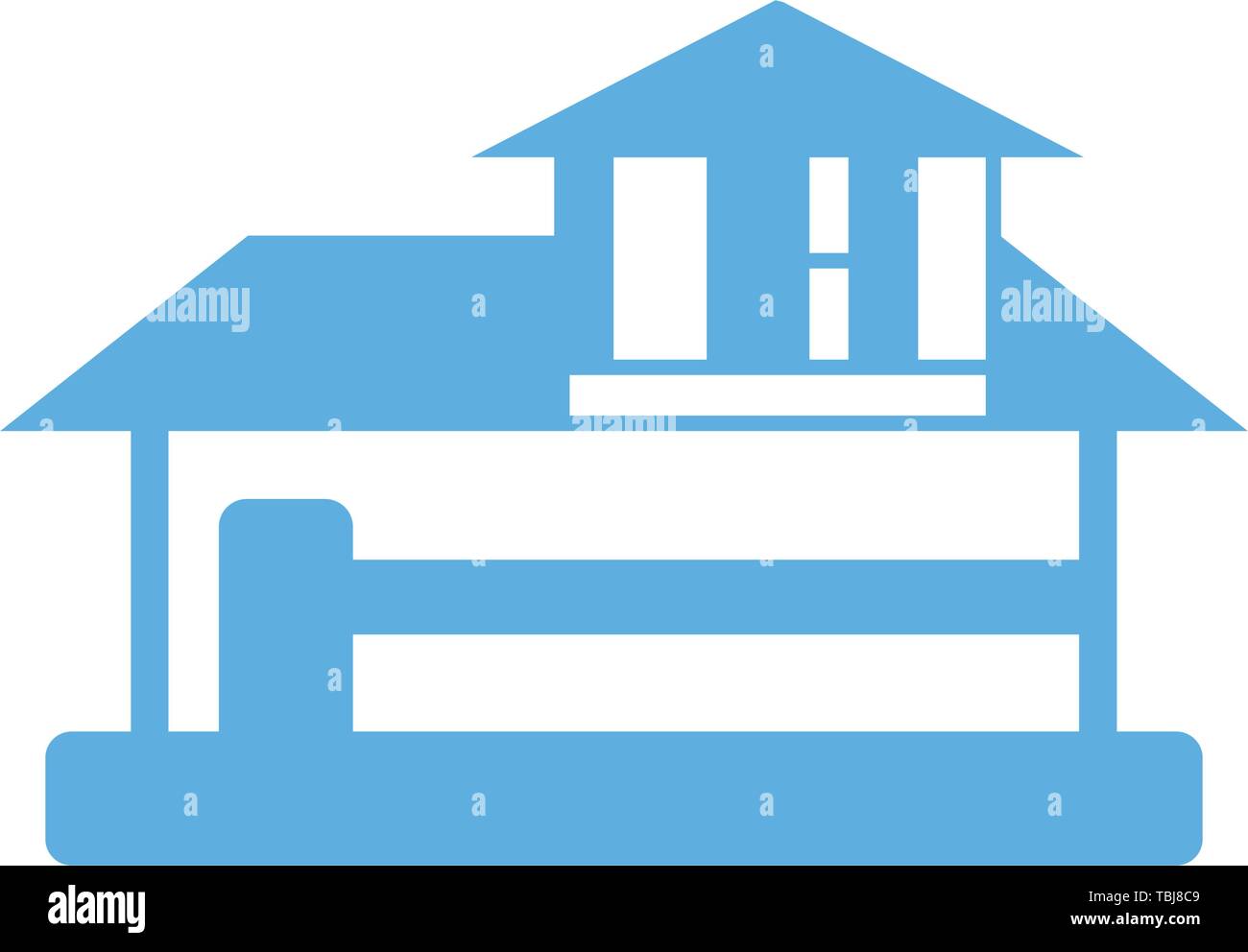 Real estate icon - House sign vector Stock Vector Image & Art - Alamy