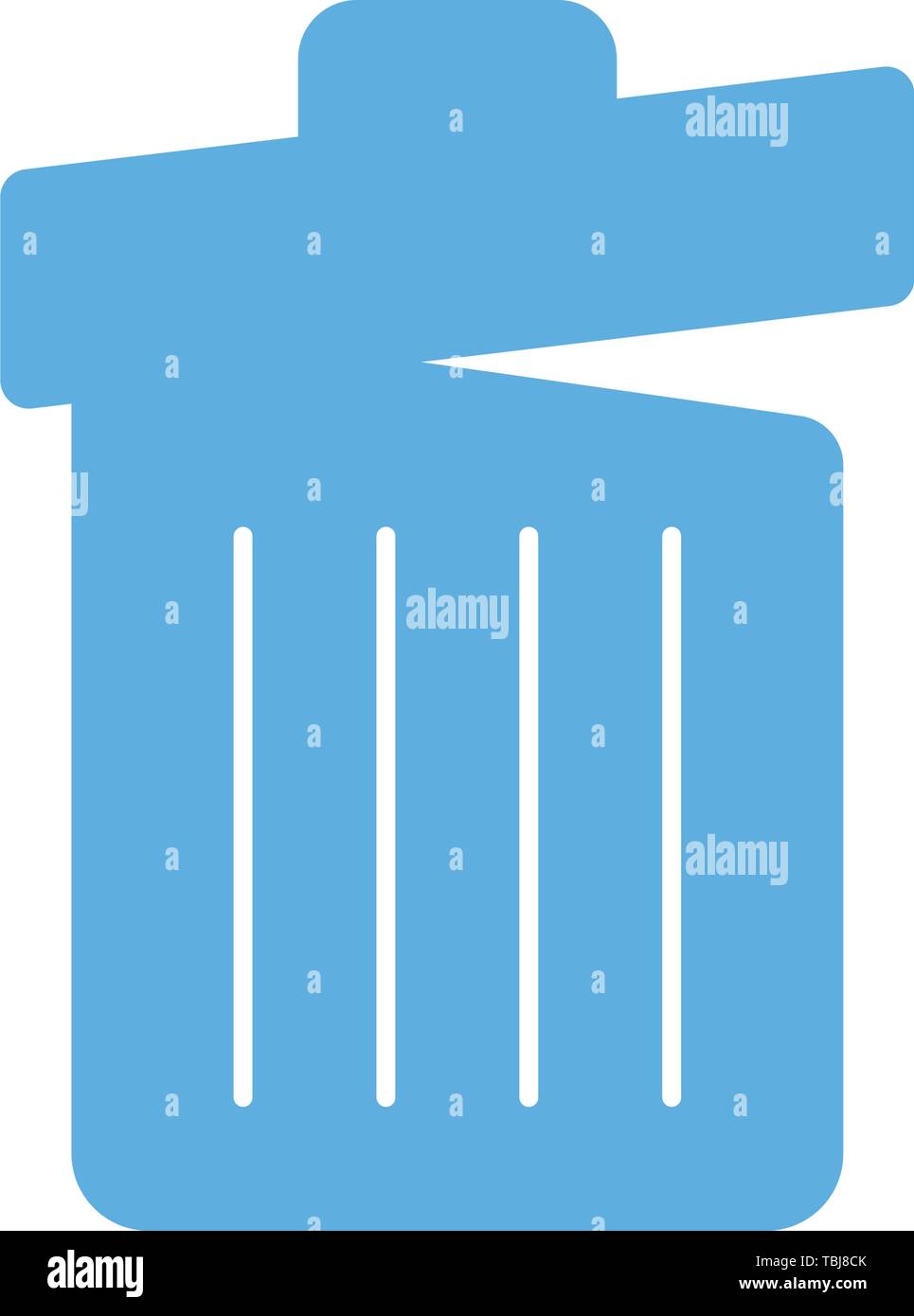 Bin sign icon - vector Stock Vector Image & Art - Alamy