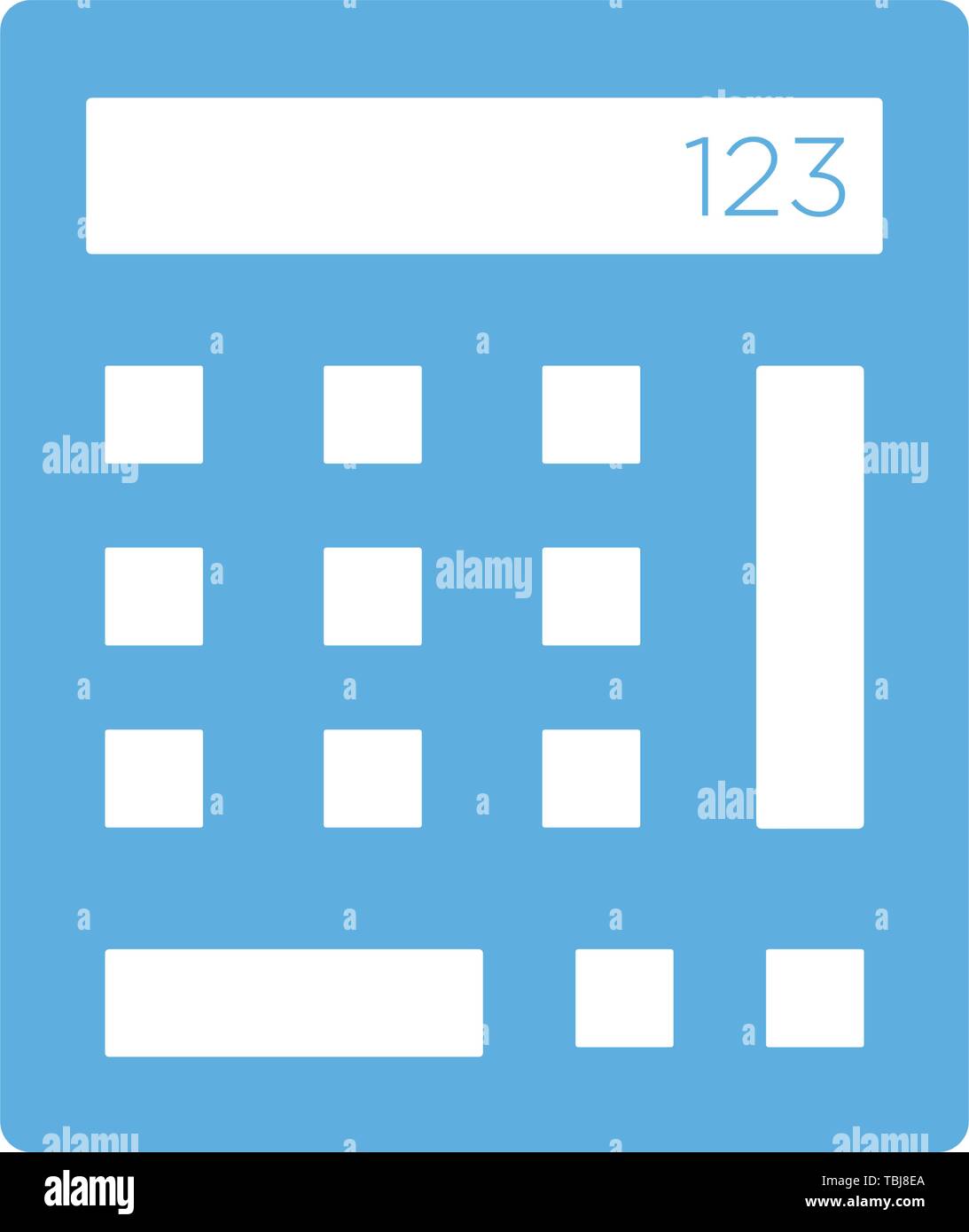 Calculator sign icon - vector Stock Vector Image & Art - Alamy