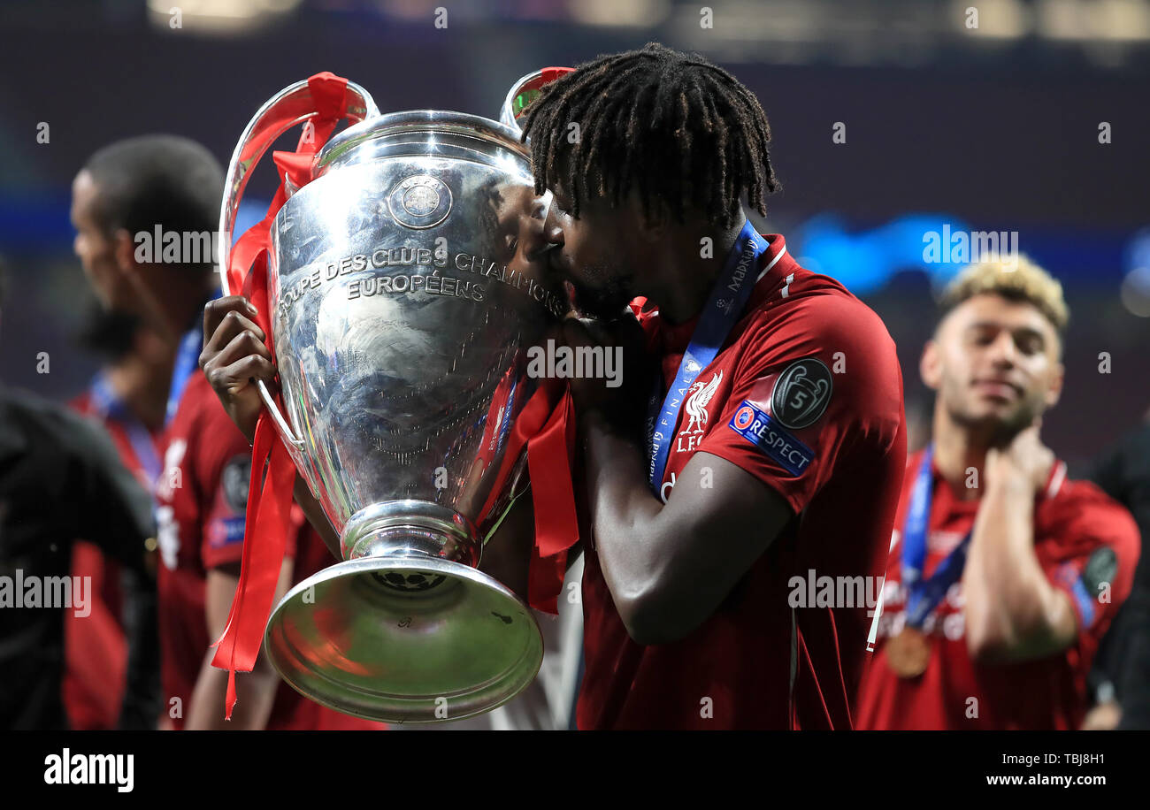 Divock origi champions league madrid hi-res stock photography and ...