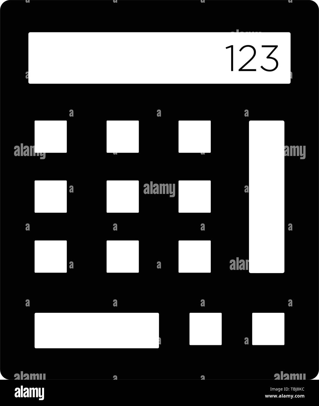 Calculator sign icon - vector Stock Vector Image & Art - Alamy