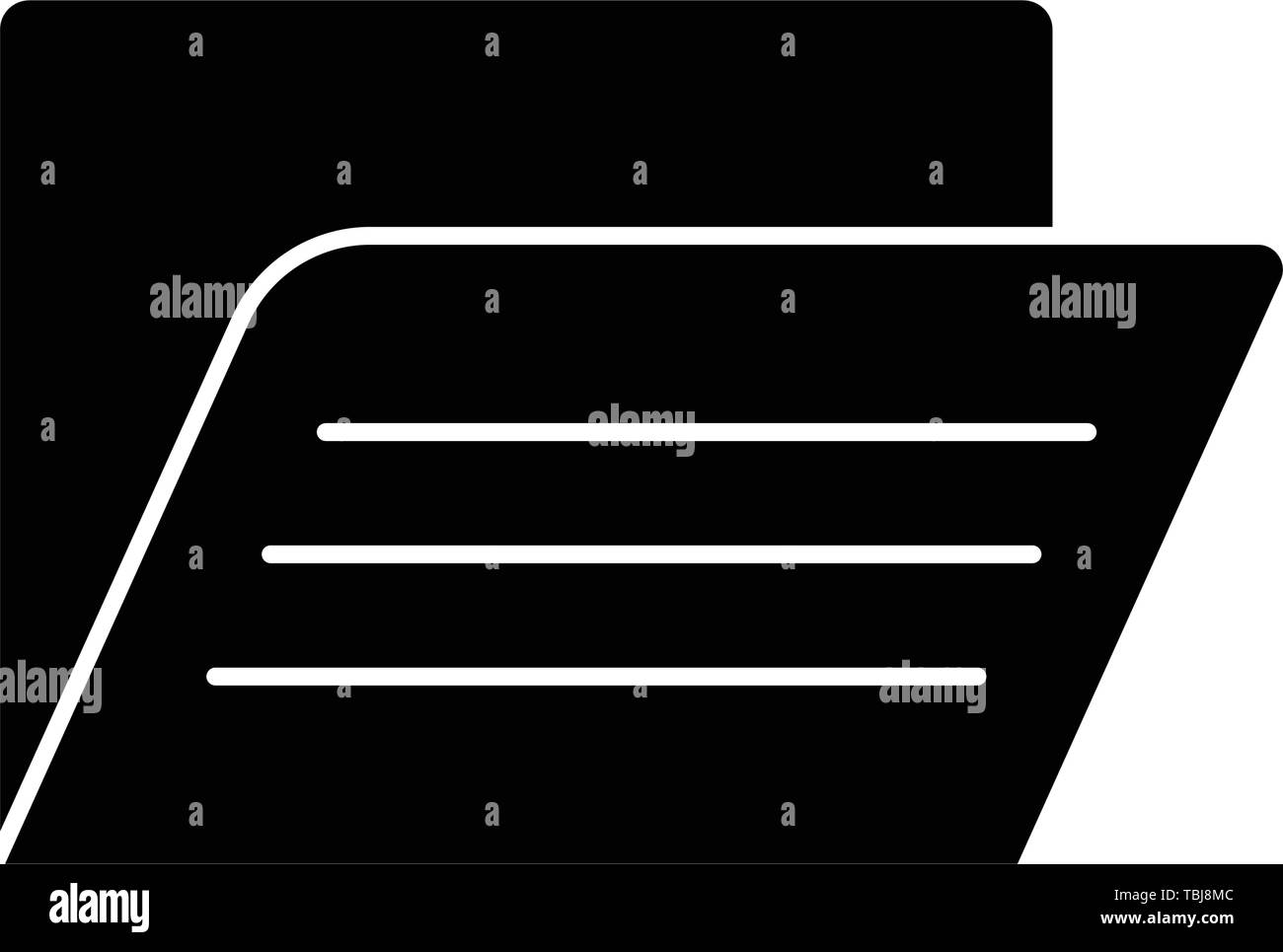 Document file icon - vector Stock Vector Image & Art - Alamy