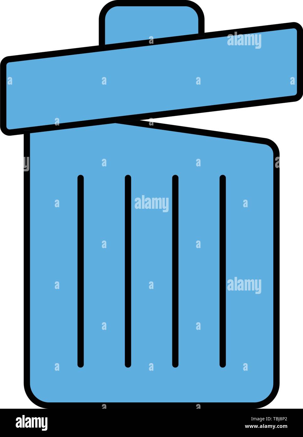 Bin sign icon - vector Stock Vector Image & Art - Alamy