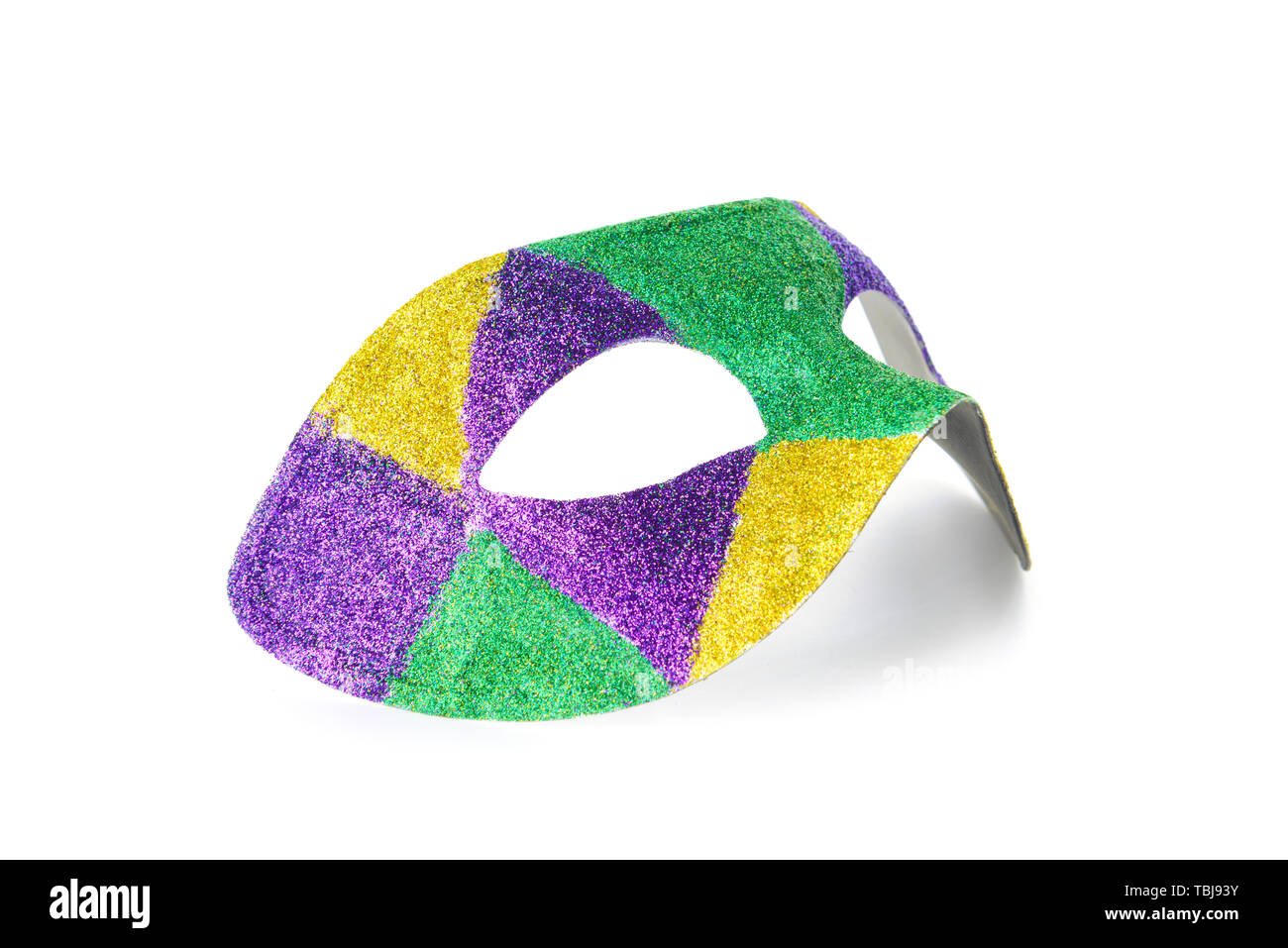 Festive mask on white background Stock Photo - Alamy