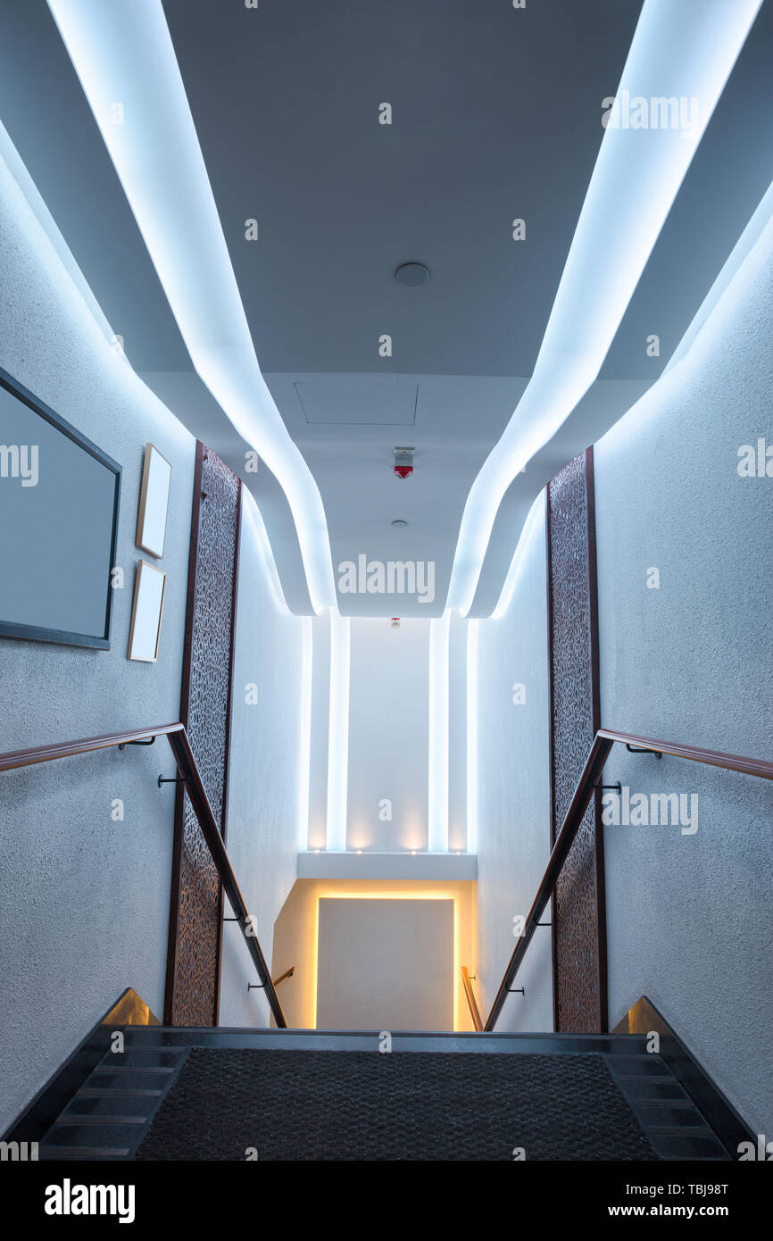 stairs in building Stock Photo - Alamy
