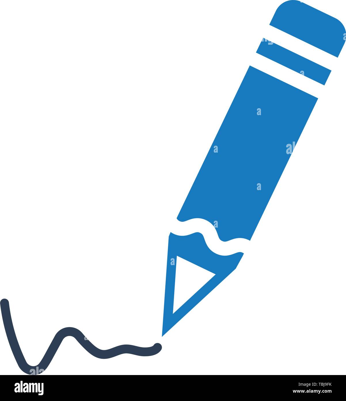 Write a Note Icon - Black on a white background Stock Vector Image ...