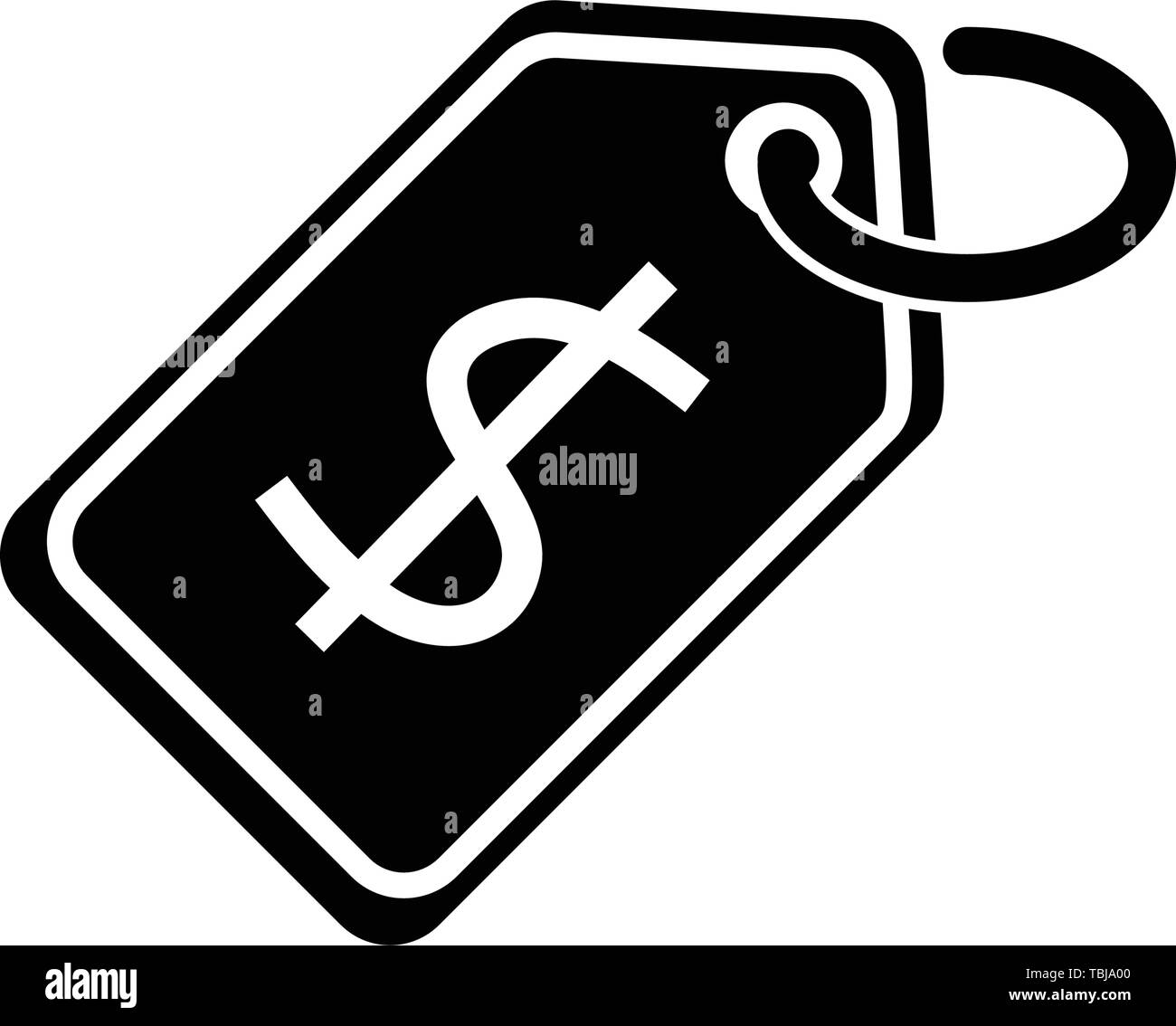 Dollar price tag Black and White Stock Photos & Images - Alamy