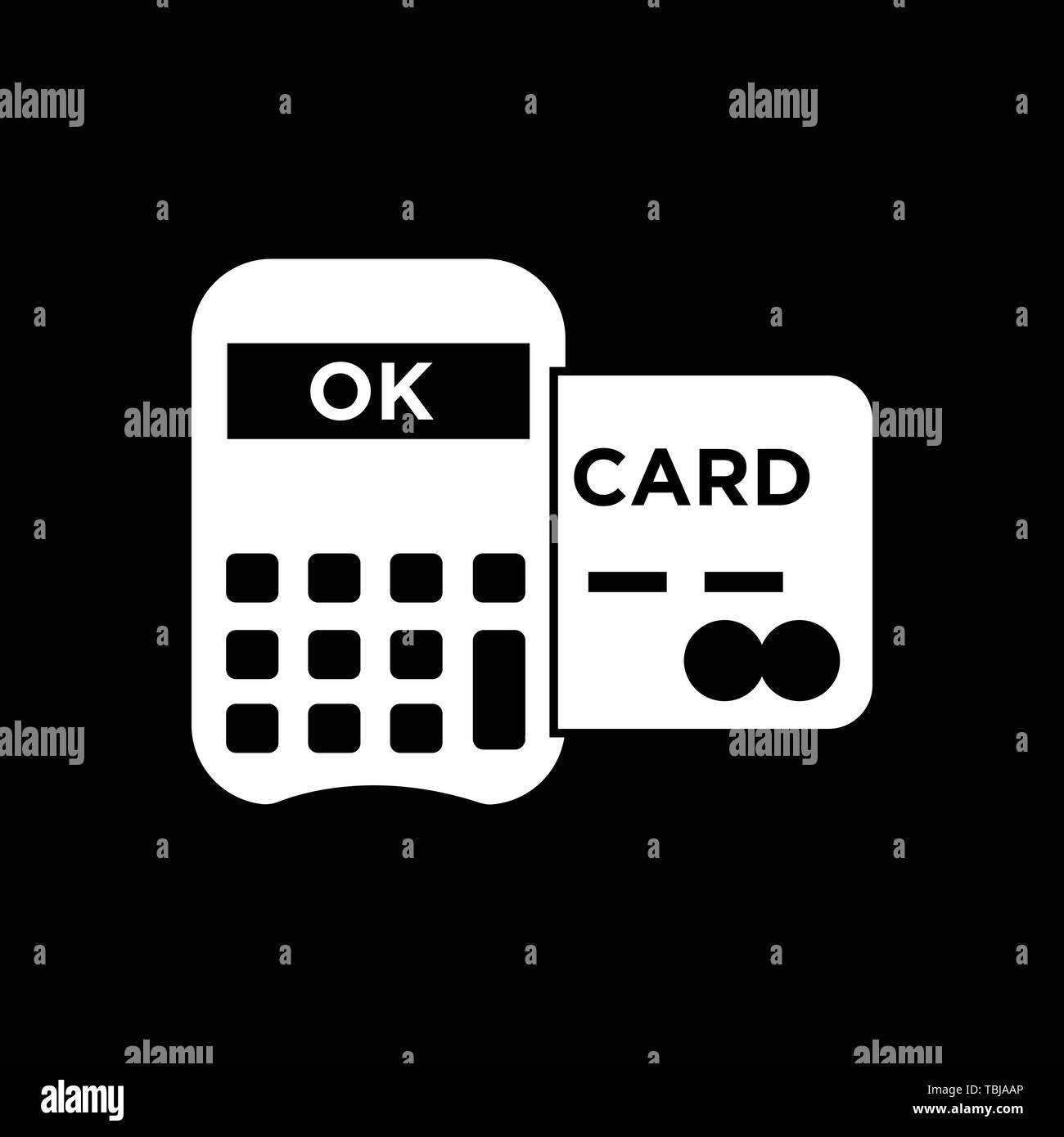 Pos card payment terminal Black and White Stock Photos & Images - Alamy