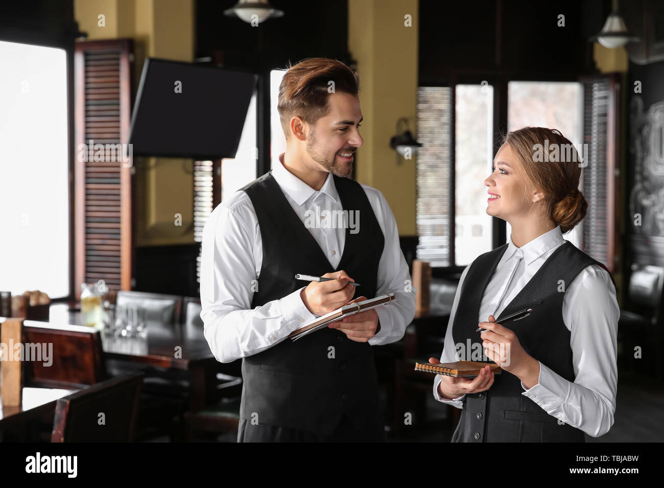 Waiters notebook hi-res stock photography and images - Alamy
