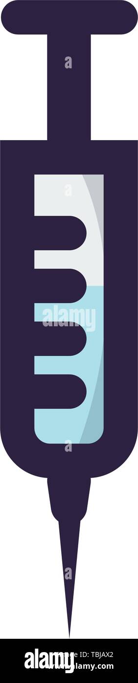 Injection linear icon syringe Stock Vector Images - Alamy