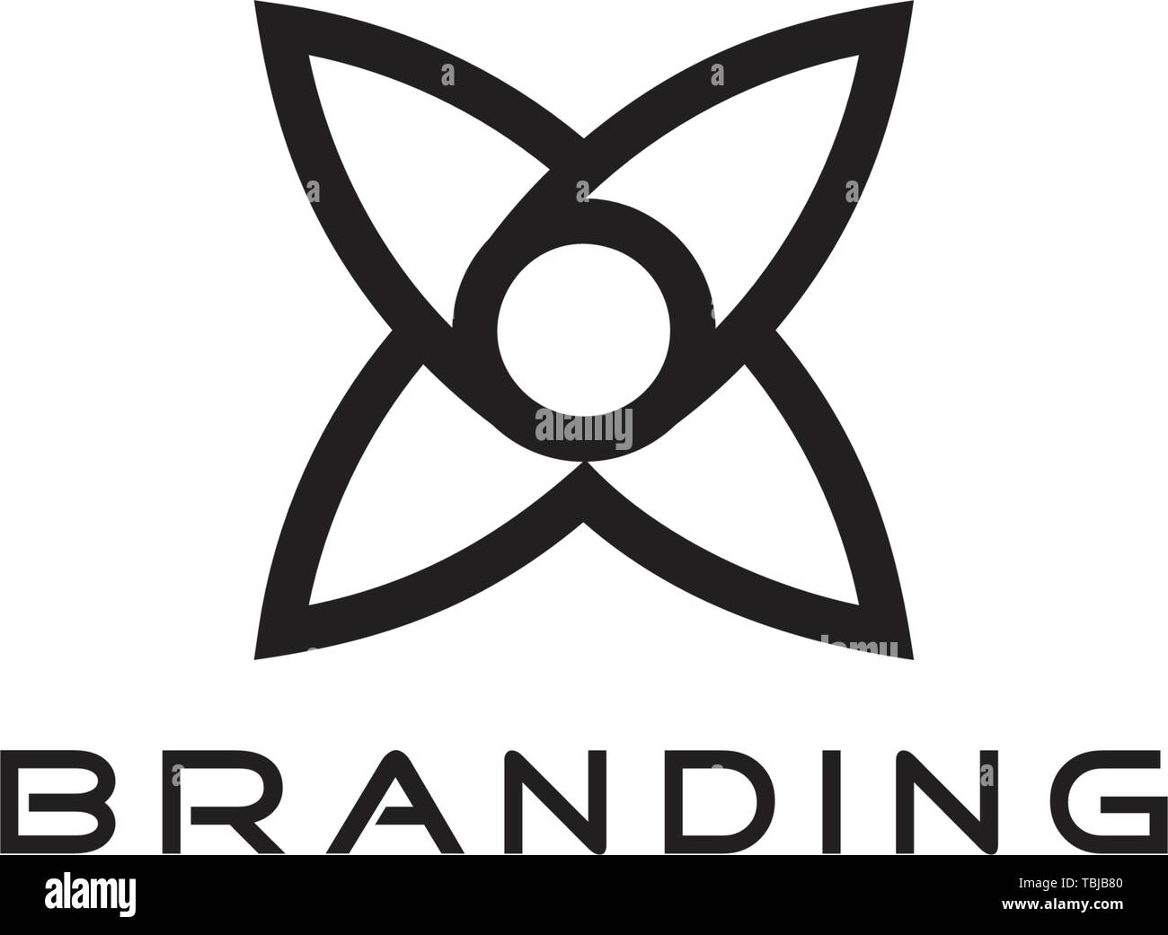 Irish flower geometric logo Stock Vector Image & Art - Alamy