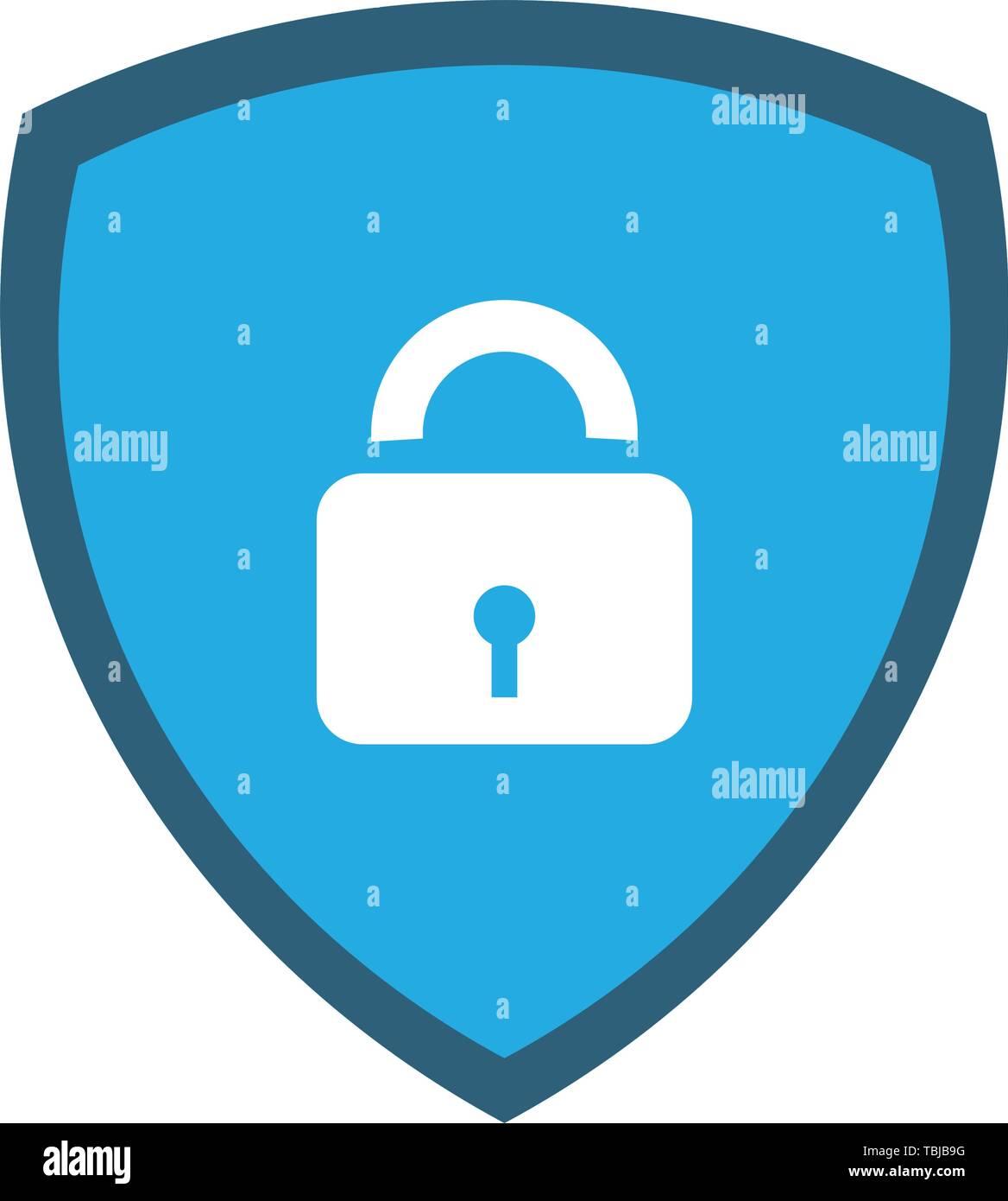 Security icon vector Stock Vector Image & Art - Alamy