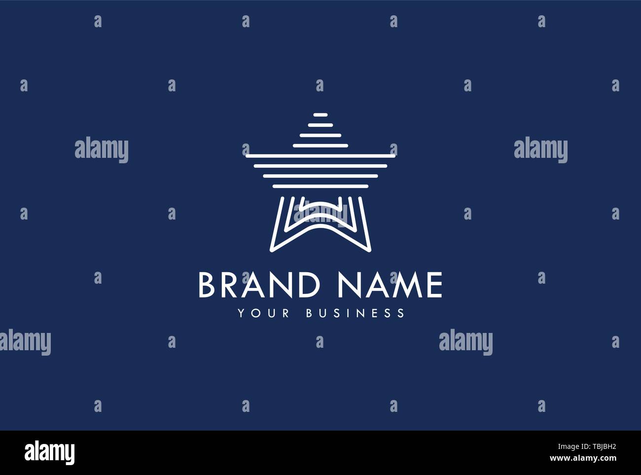 Wind star minimalist logo Stock Vector Image & Art - Alamy