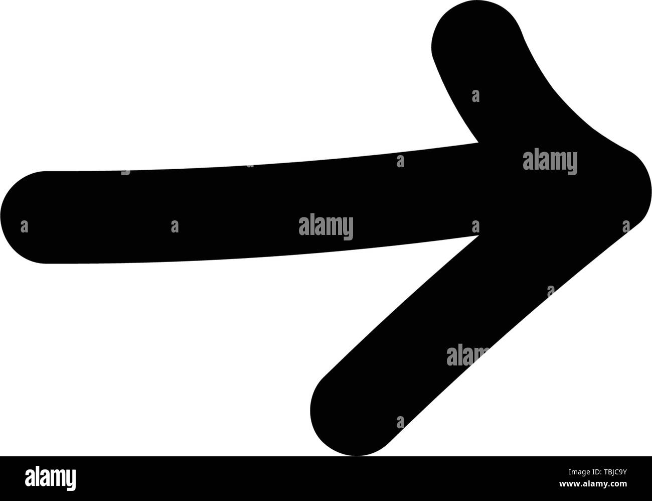 hand drawing arrow symbol Stock Vector Image & Art - Alamy