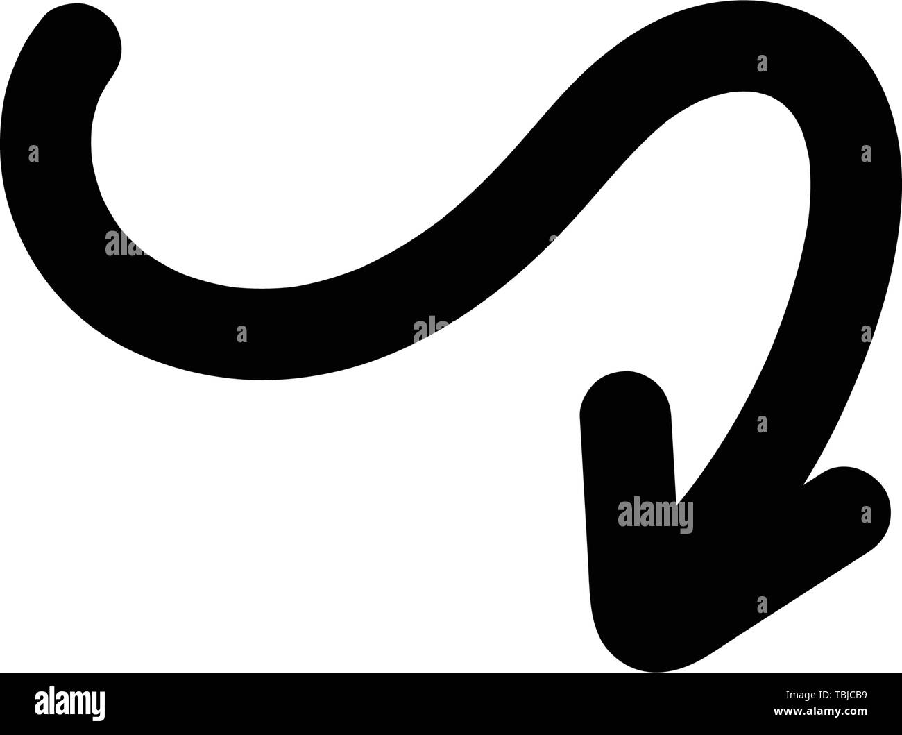 hand drawing arrow symbol Stock Vector Image & Art - Alamy