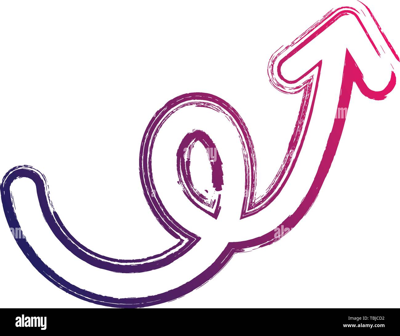 hand drawing arrow symbol Stock Vector Image & Art - Alamy